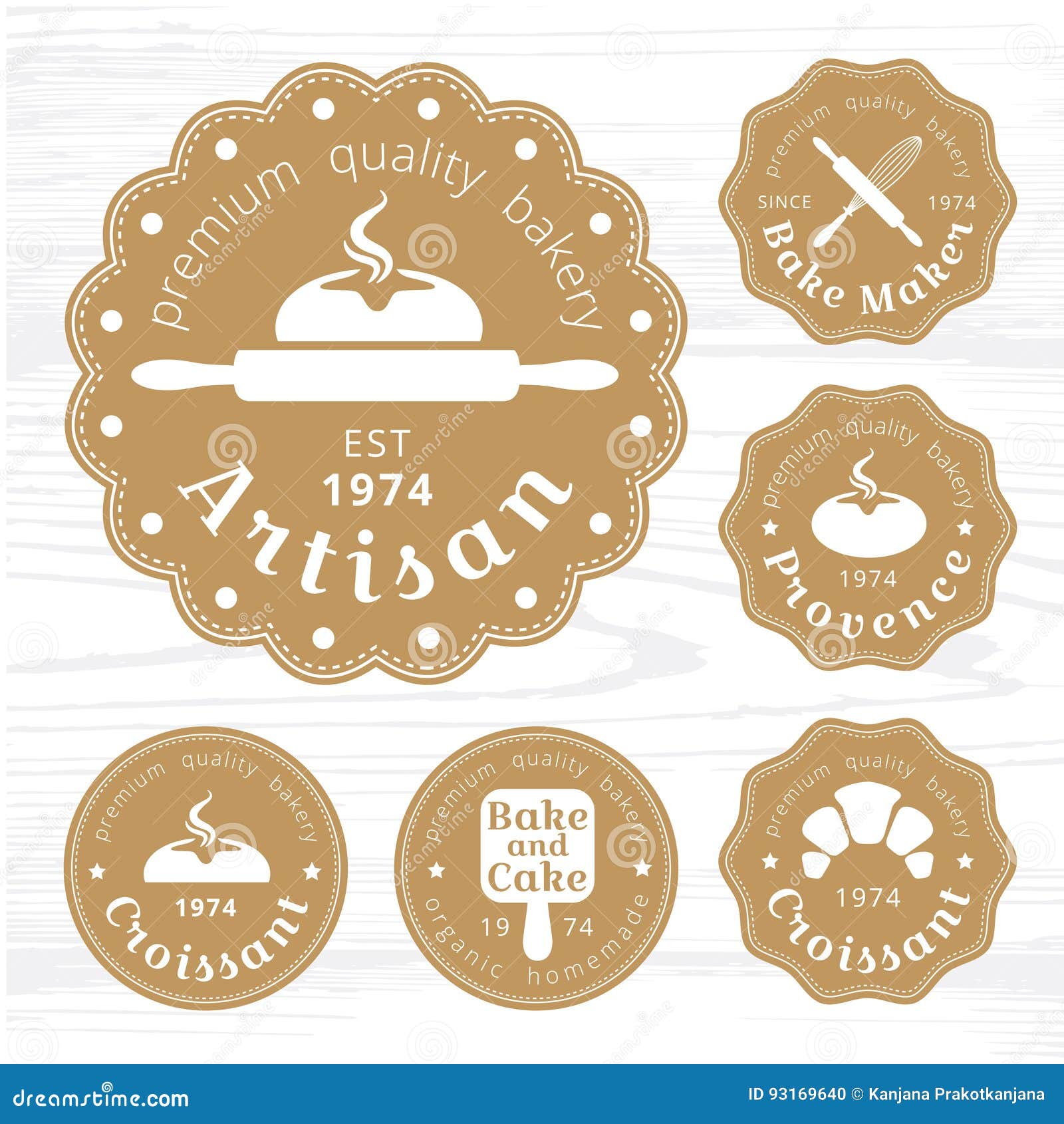 Golds Logo Bakery Label Vector Stock Vector - Illustration of pattern ...