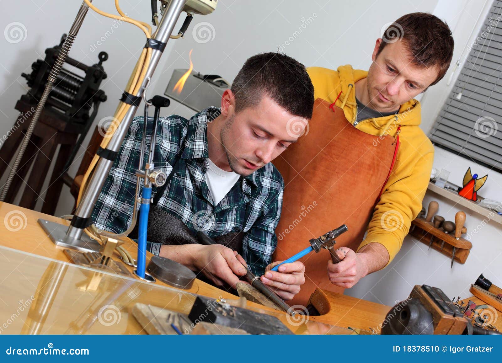 Goldsmith stock photo. Image of gold, artist, dimension - 18378510