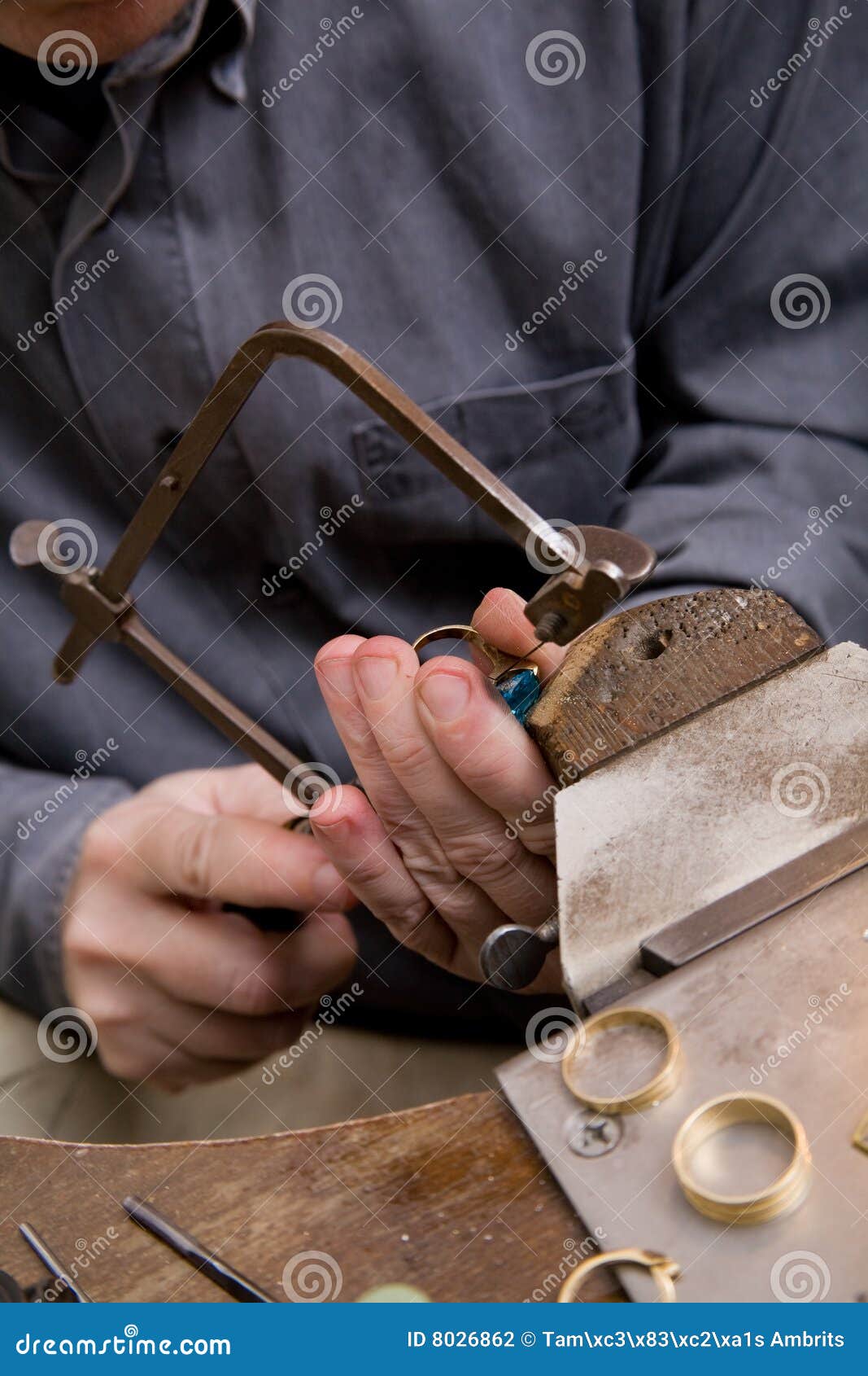 Goldsmith stock photo. Image of hands, minor, armlet, gold - 8026862