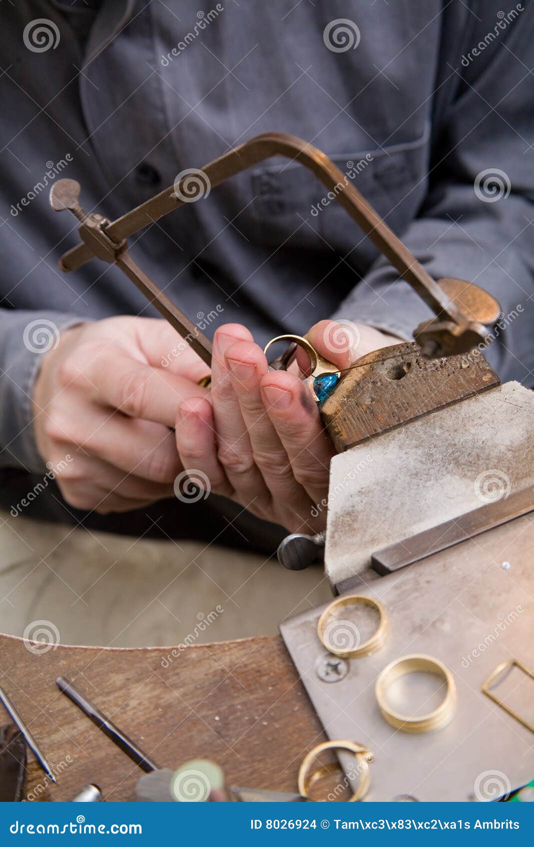 Goldsmith stock photo. Image of small, work, beauty, creation - 8026924