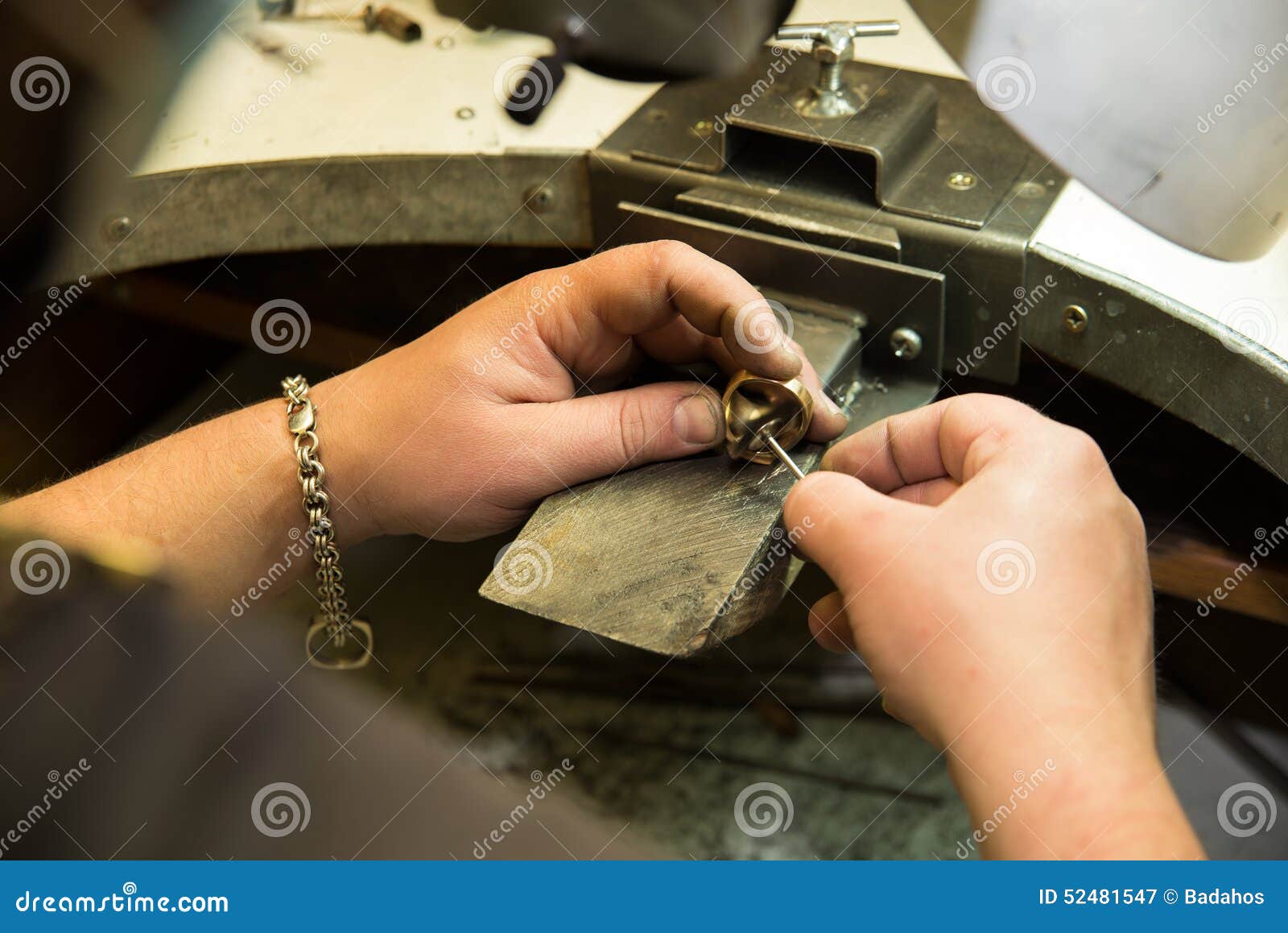 Goldsmith stock image. Image of gold, gemstone, creating - 52481547