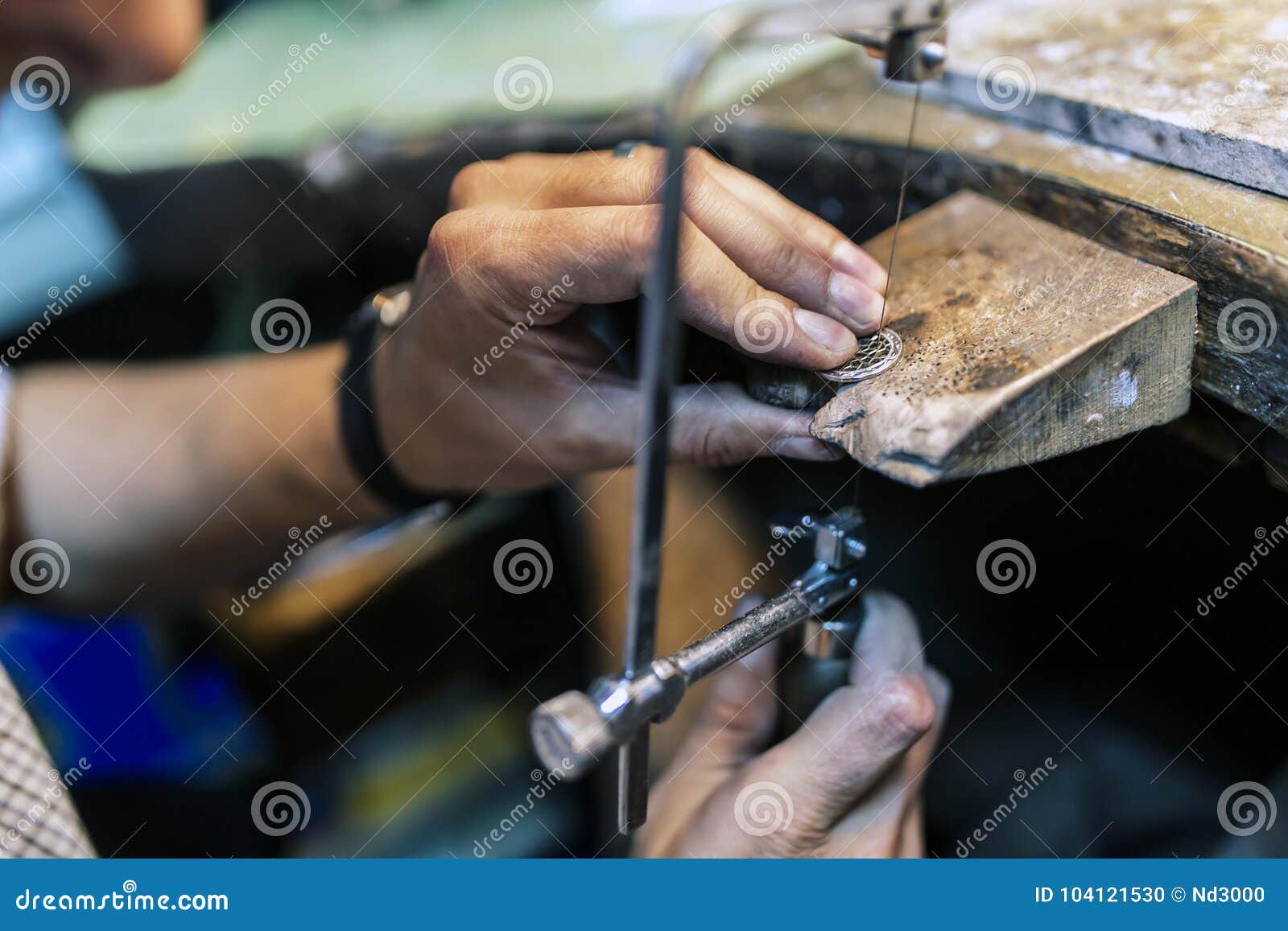 Goldsmith working stock photo. Image of finger, blacksmith - 104121530