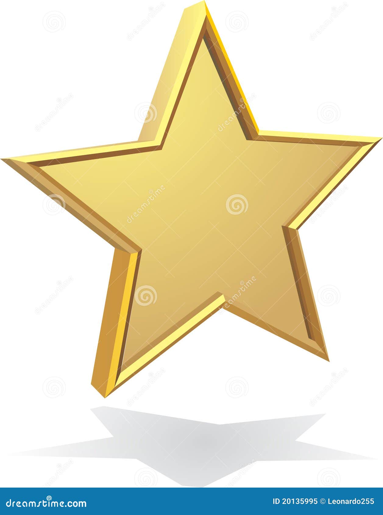 Goldstern vektor abbildung. Illustration von glühen, hell - 20135995