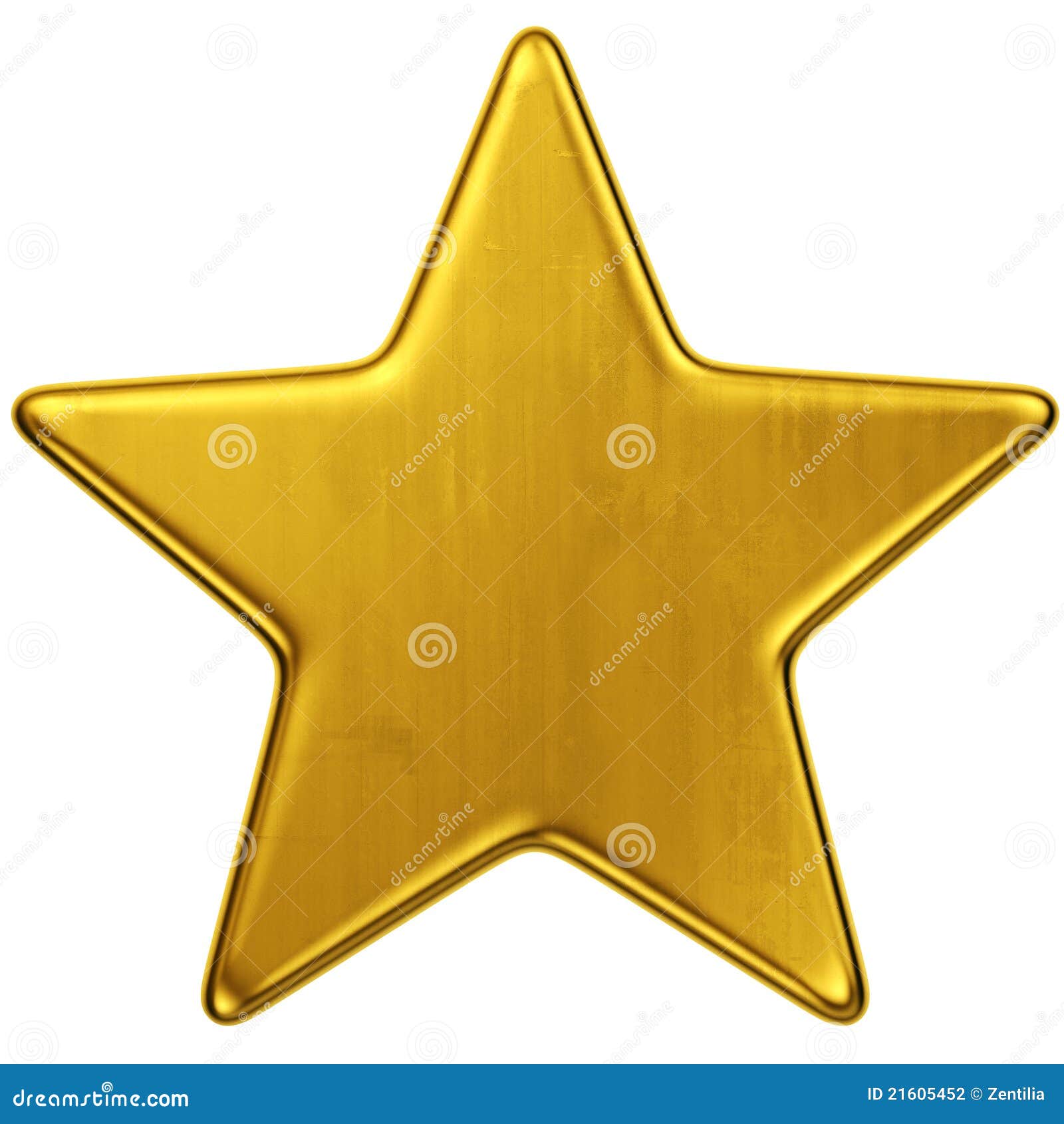 Goldstern stock abbildung. Illustration von form, getrennt - 21605452