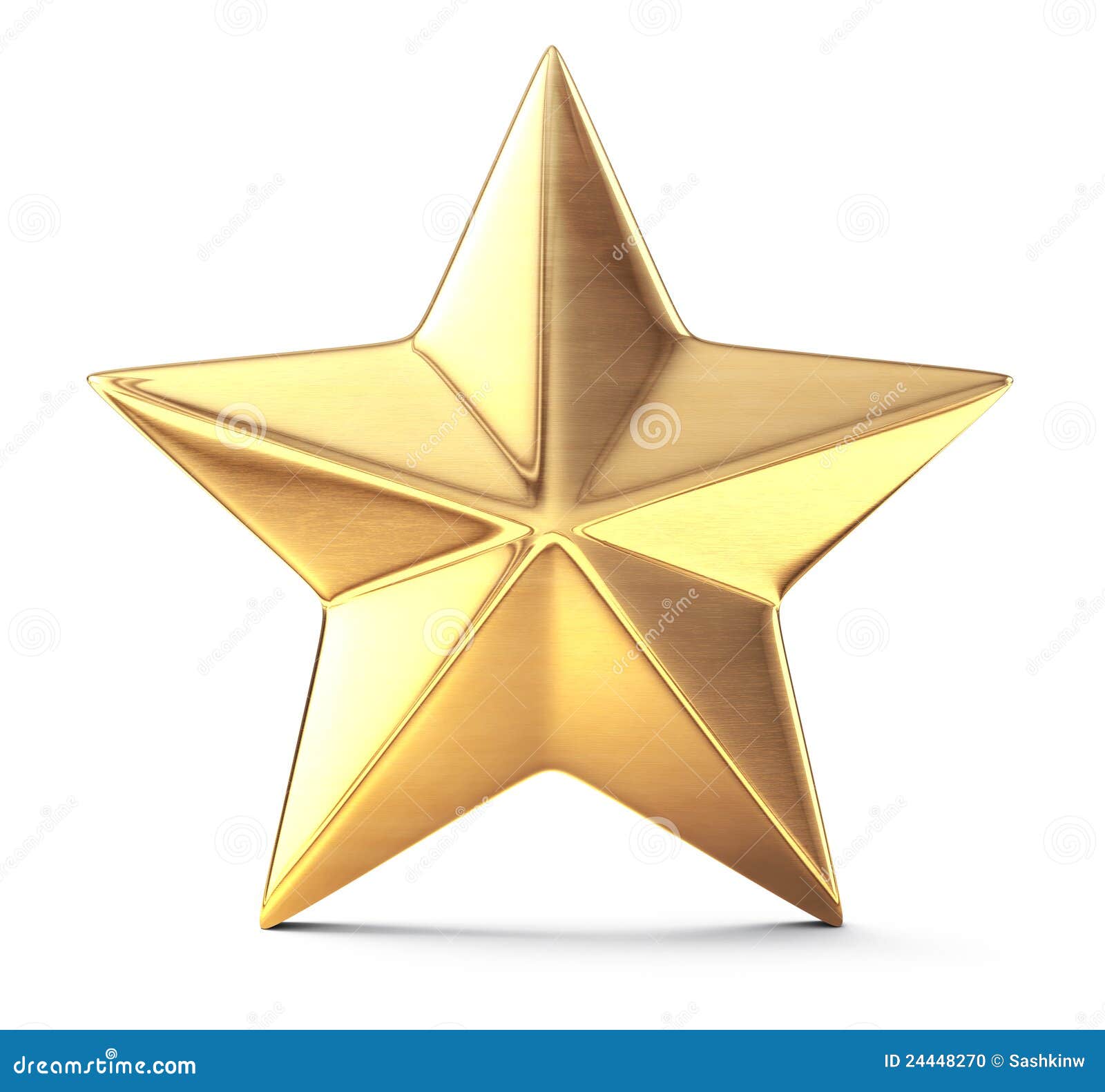 Goldstern stock abbildung. Illustration von fünf, kunst - 24448270