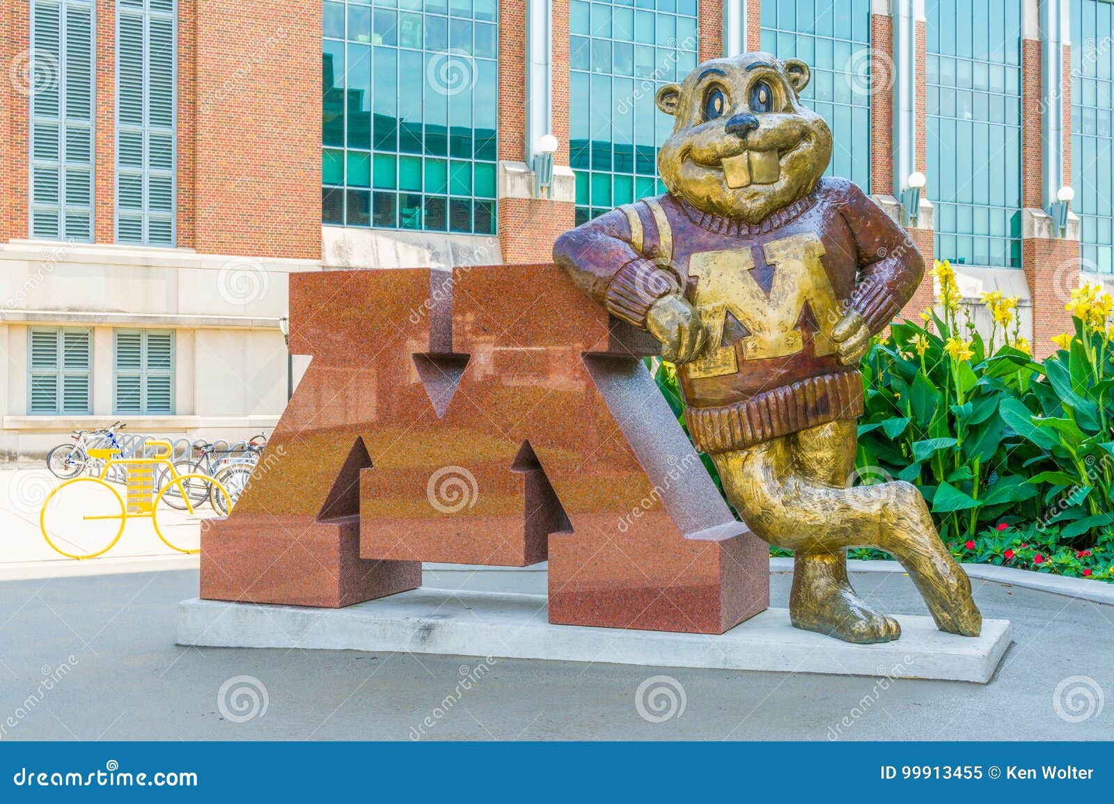 Goldy Gopher Mascot at the University of Minnesota Editorial Image ... Goldy Gopher Mascot at the University of Minnesota Editorial Image ...