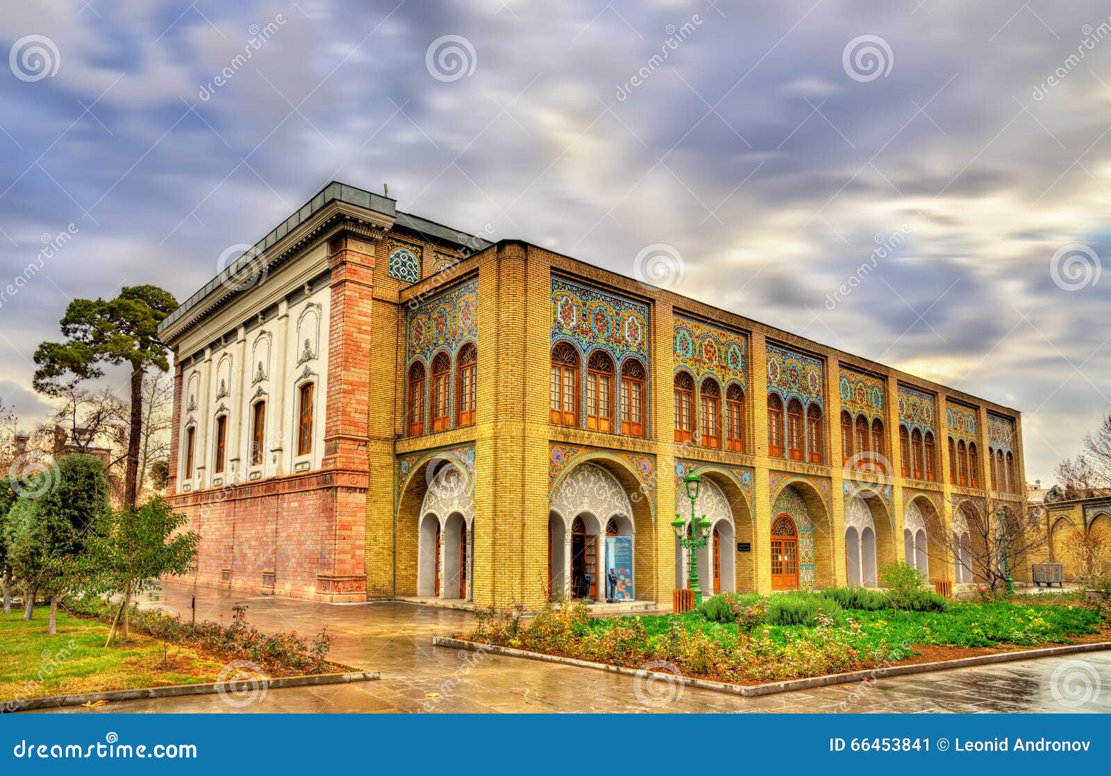 Golestan Palace, a UNESCO Heritage Site in Tehran Stock Image - Image ...
