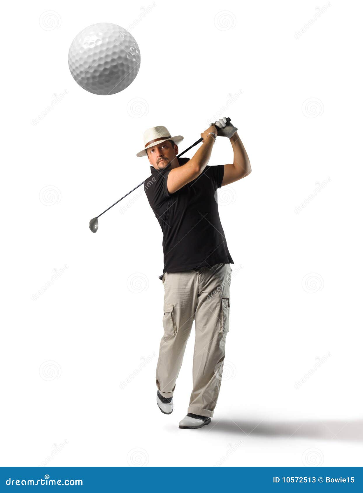 Golf stock image. Image of golf, adult, action, shot - 10572513