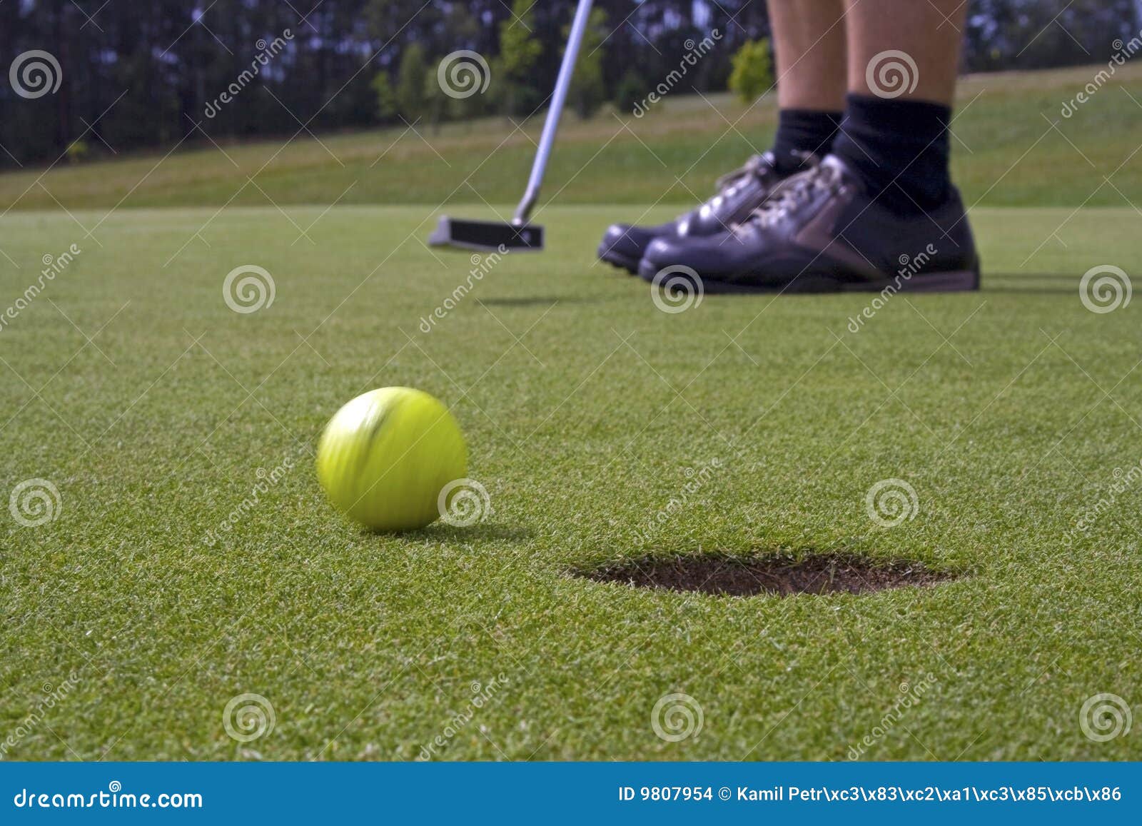Golf stock photo. Image of putter, birdie, competition - 9807954