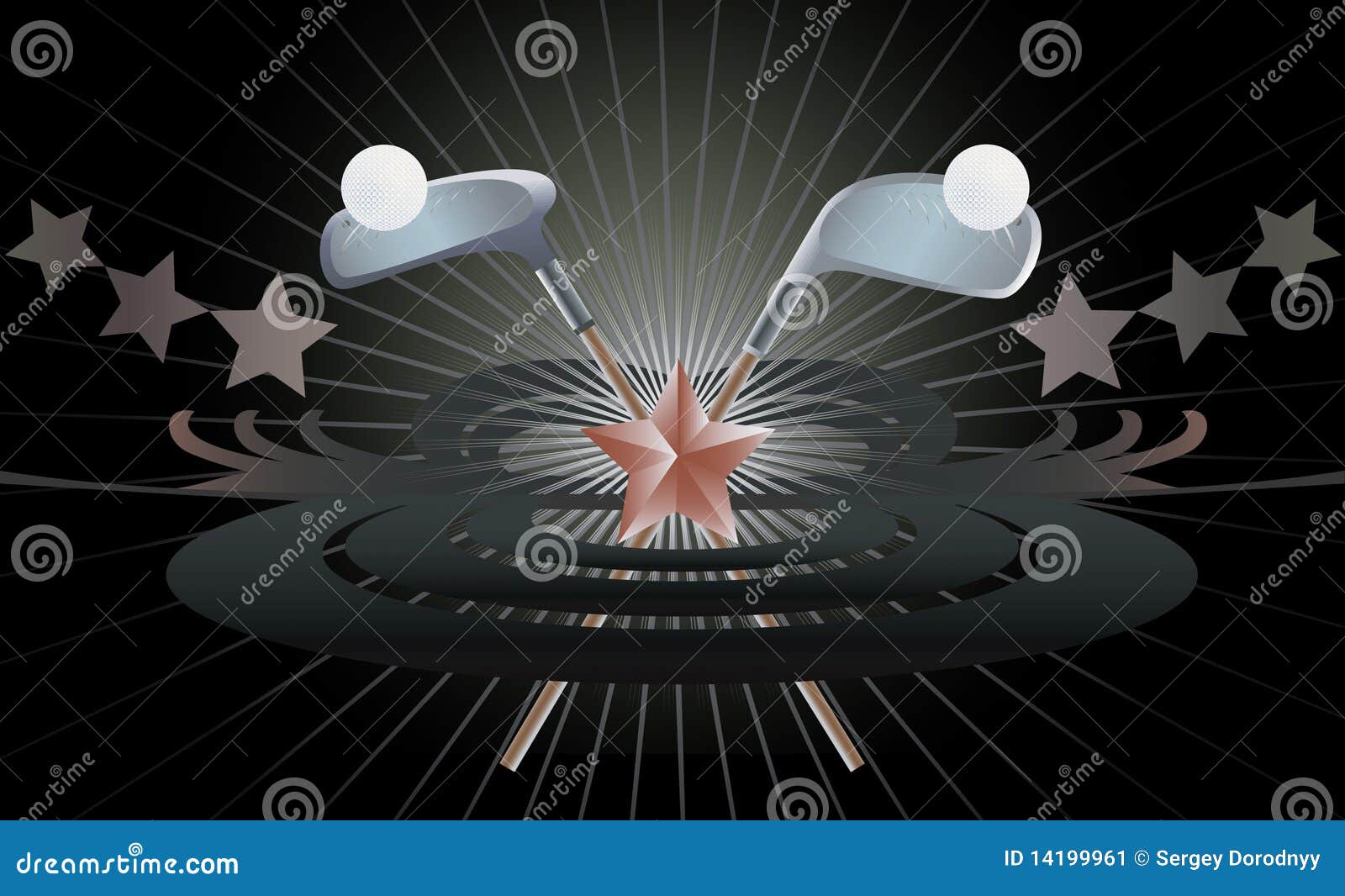 Golf abstract background. stock vector. Illustration of golf - 14199961