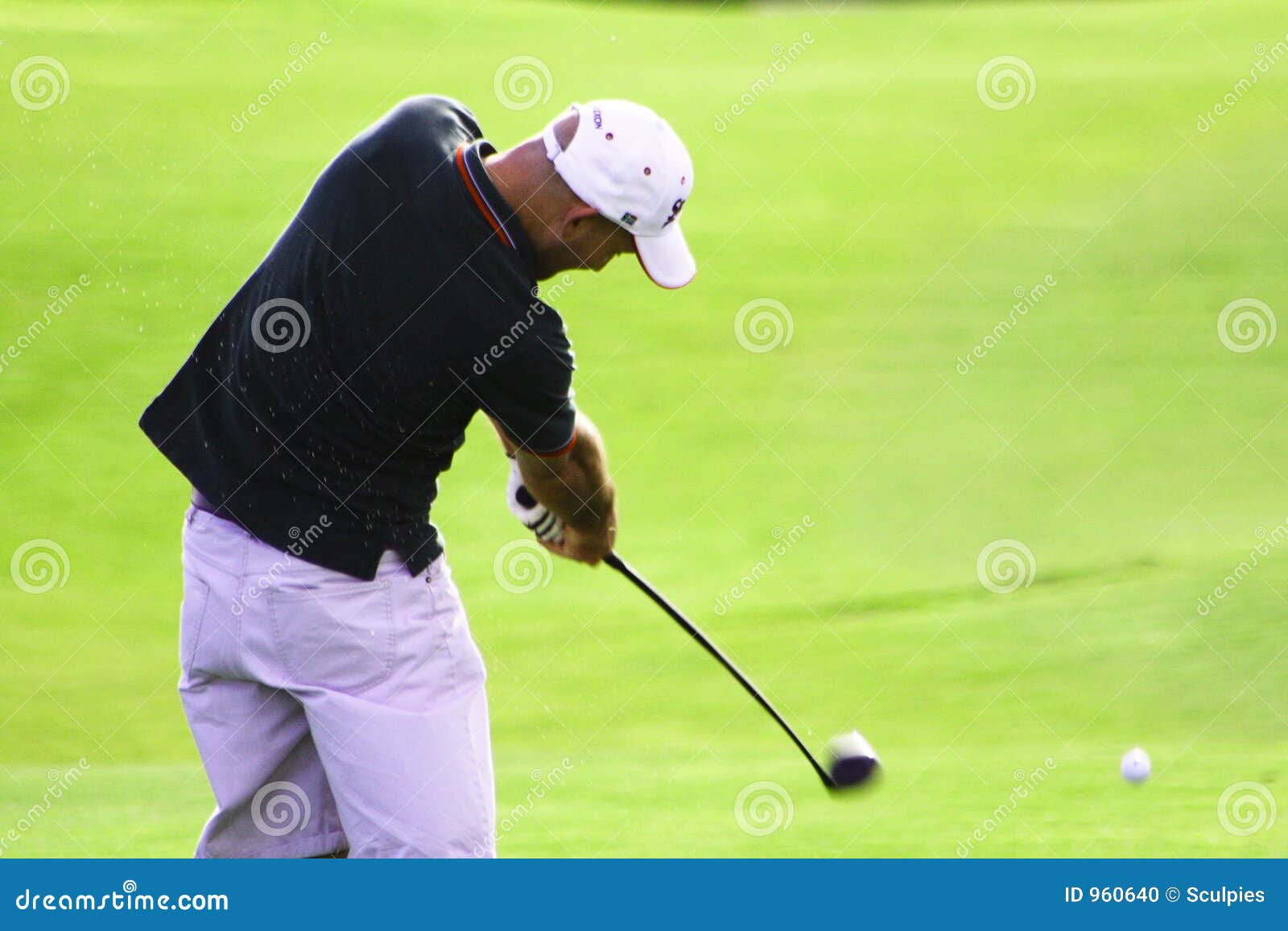 Golf action stock photo. Image of sport, golf, game, power - 960640