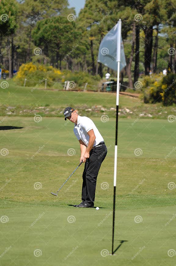 Golf - Alexander NOREN SWE editorial image. Image of putter - 4886815
