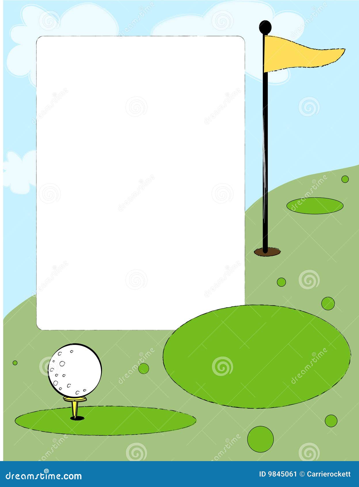 Golf Page Borders