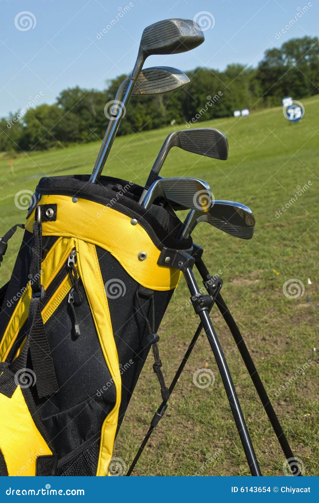 Golf Bag stock photo. Image of golf, recreation, driving - 6143654