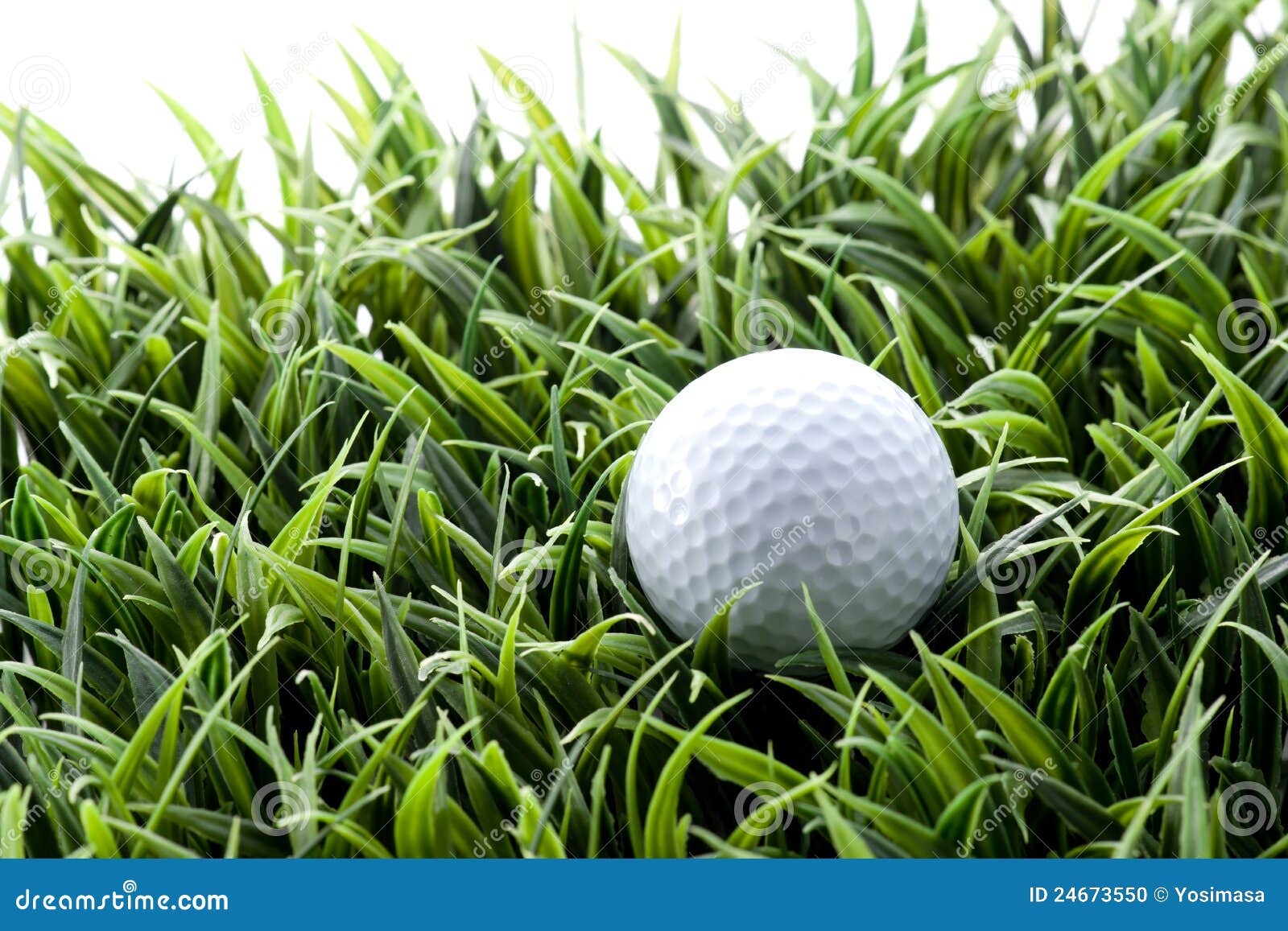 Golf ball stock photo. Image of empty, field, grow, landscape - 24673550