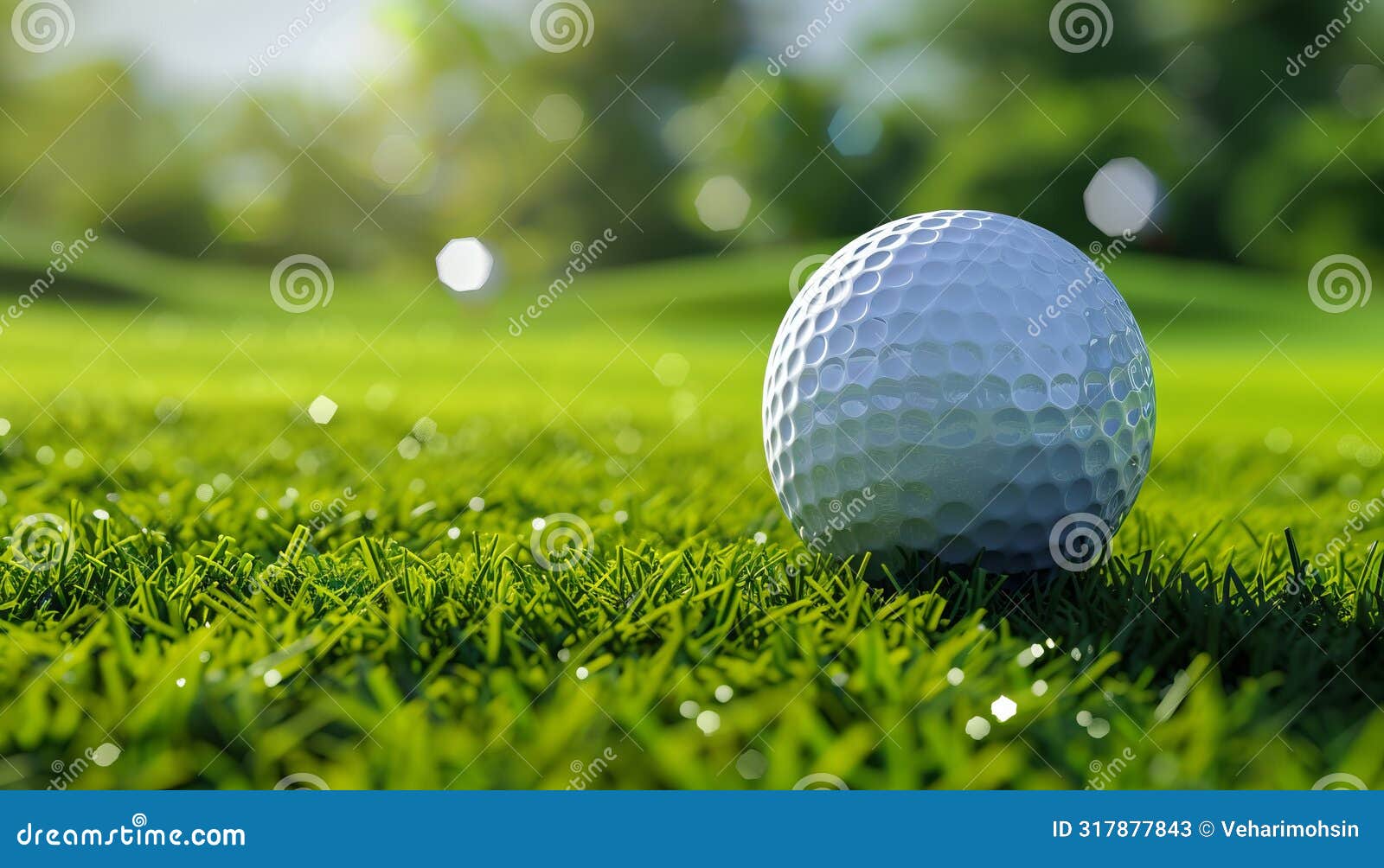 Golf Ball on Background, Icon Stock Illustration - Illustration of ...