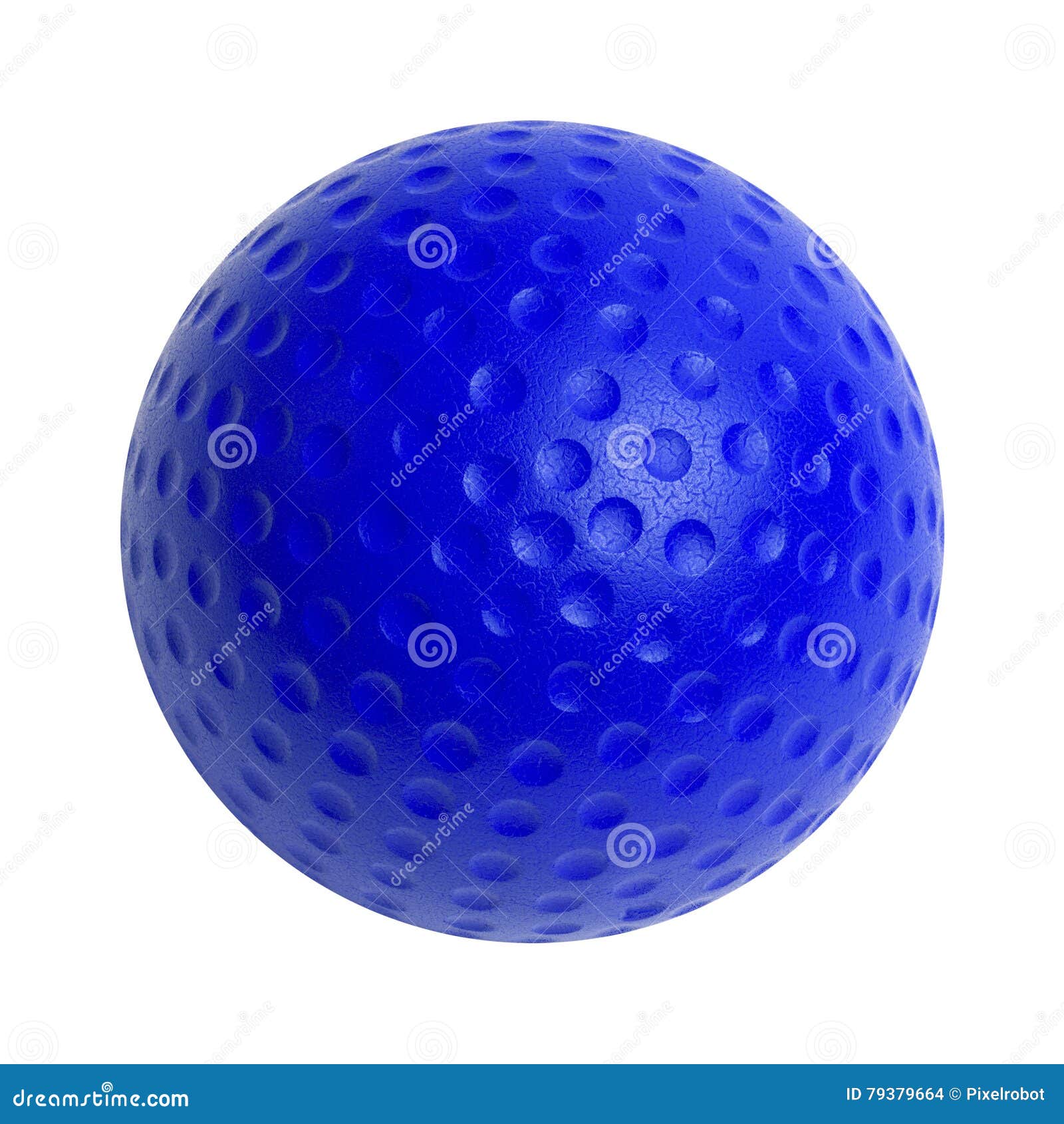 Golf Ball Blue stock photo. Image of pursuit, bright - 79379664