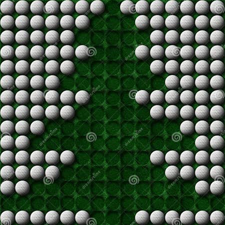 Golf ball christmas tree stock vector. Illustration of balls - 3739795