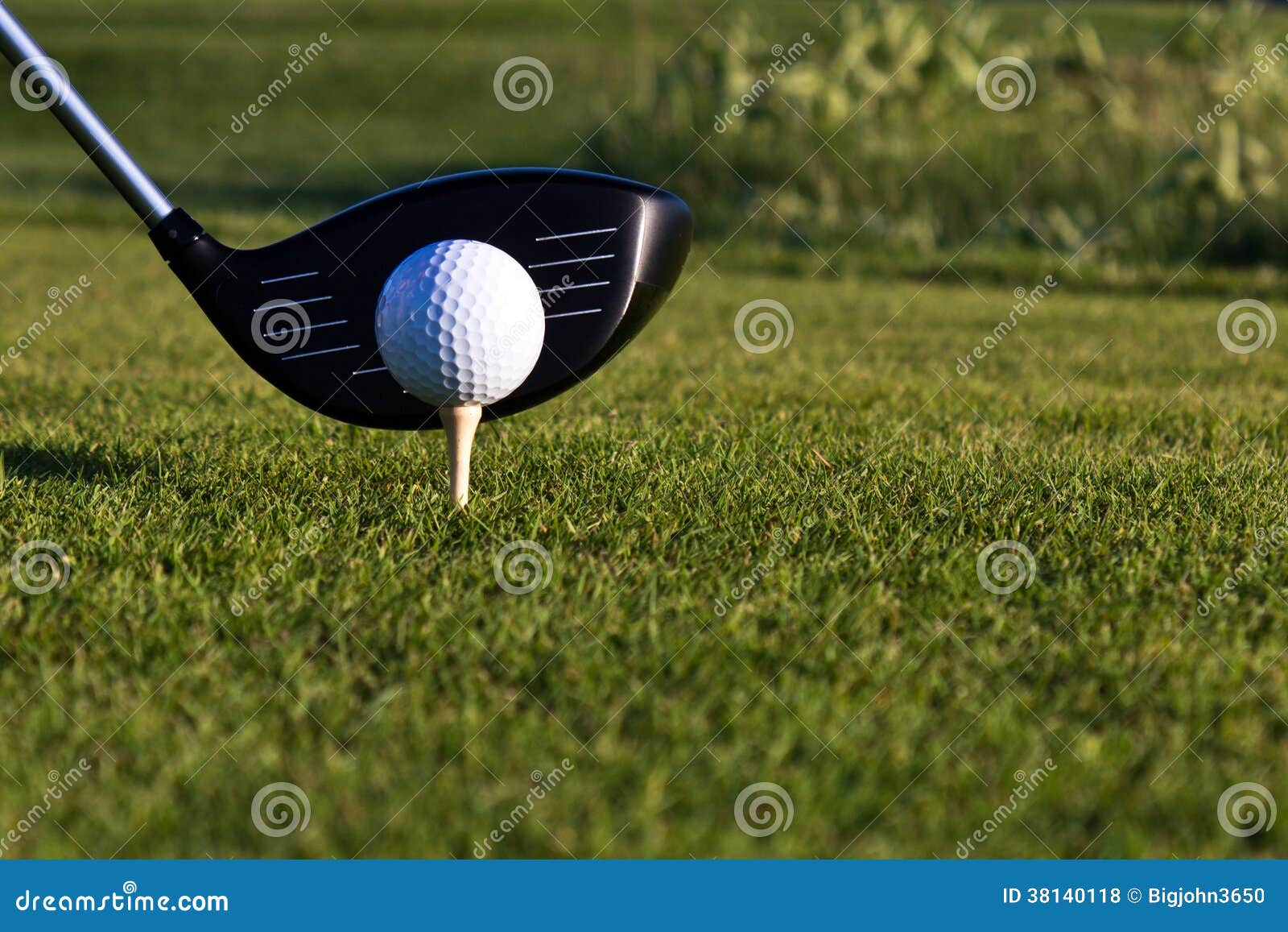 Golf ball and driver stock photo. Image of equipment - 38140118
