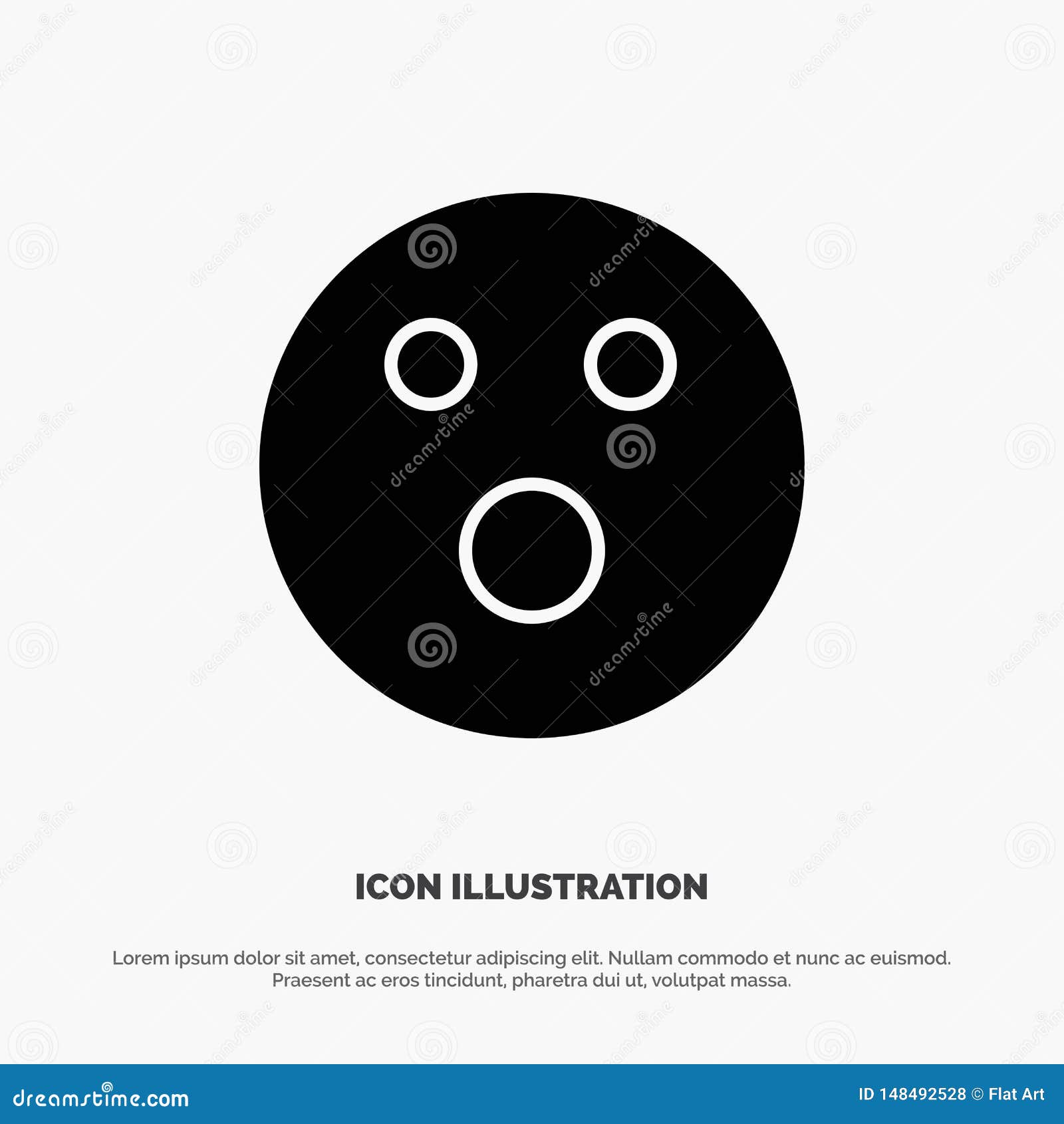 Golf Ball, Foul, Sport, Game Solid Glyph Icon Vector Stock Vector ...