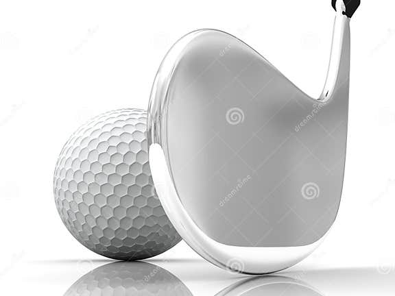 Golf ball and rabble stock illustration. Illustration of living - 2501561