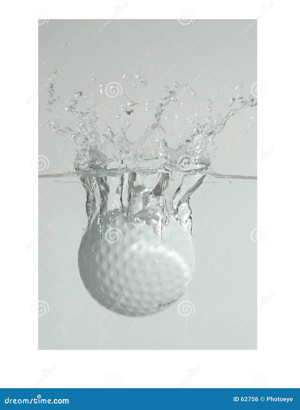 Golf ball splash stock photo. Image of ball, golfing, golf - 62756