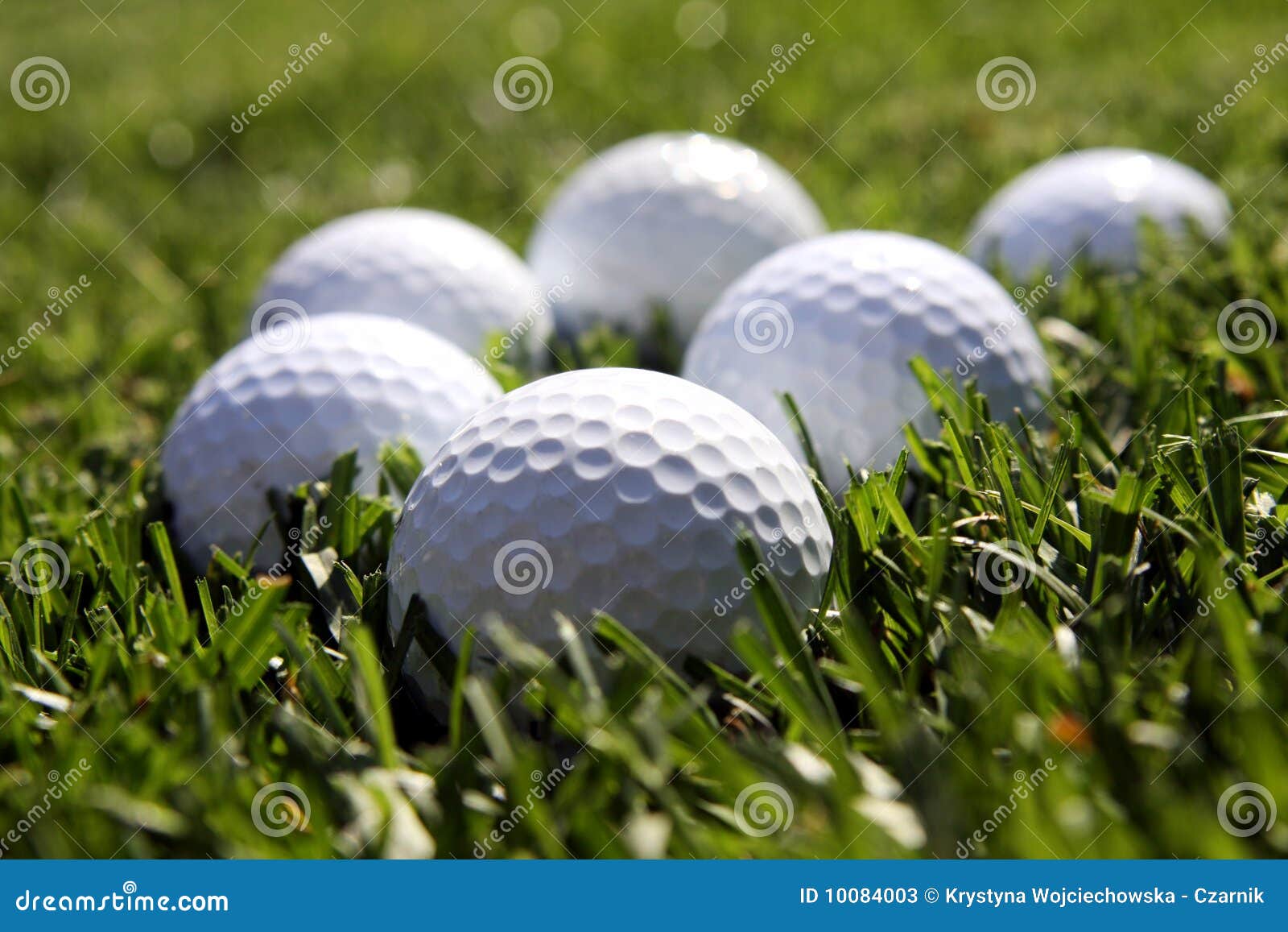Golf balls stock image. Image of play, active, outdoors - 10084003