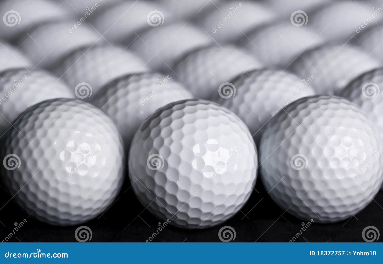 Golf Balls Background stock image. Image of shape, game - 18372757