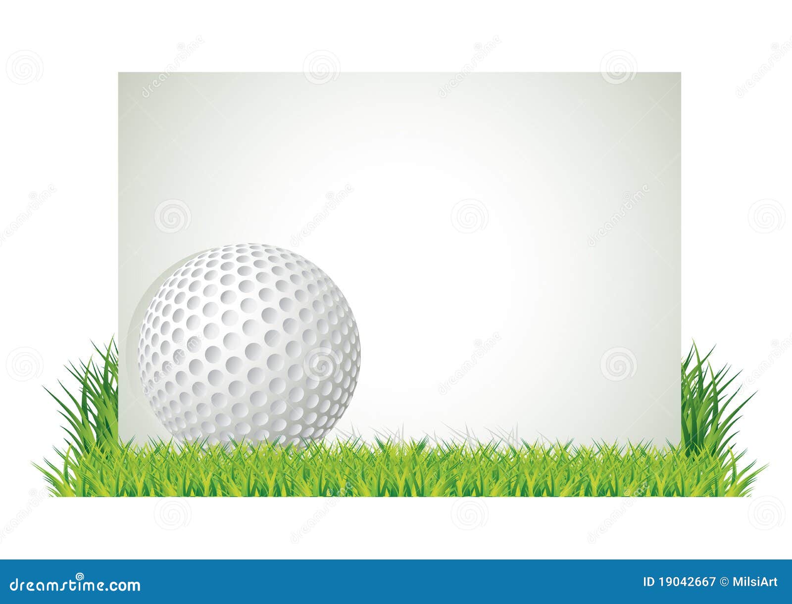 Golf banner stock vector. Illustration of sport, gray - 19042667