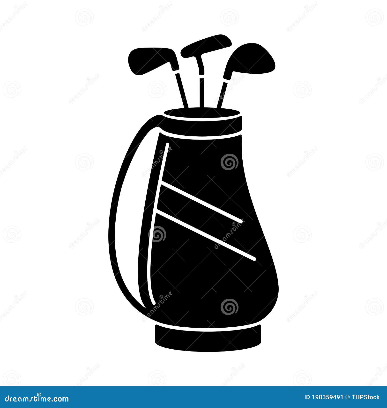 Golf Caddy Icon. Linear Vector Illustration From Golf Collection ...