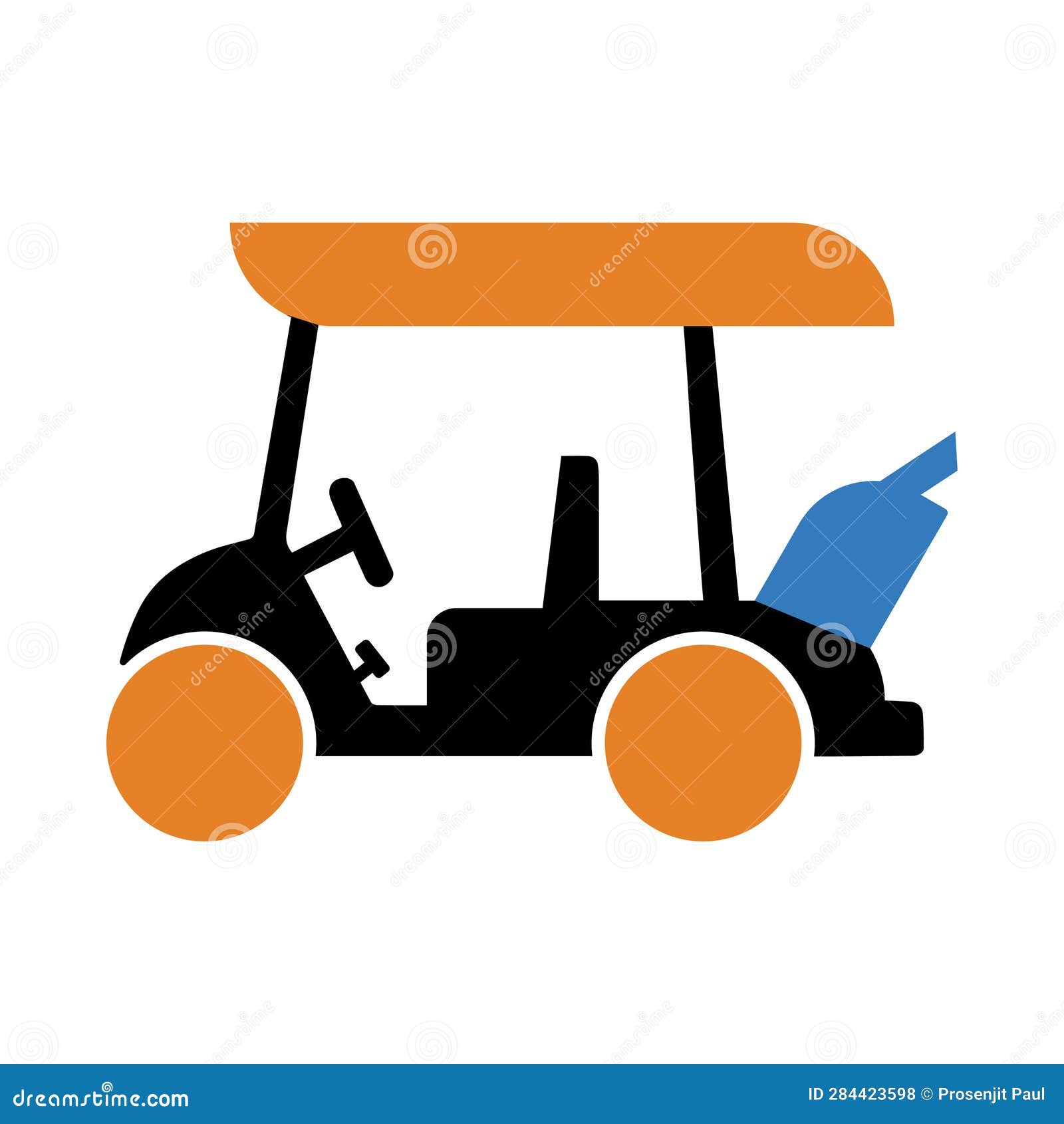 Golf Cart, Golf, Buggy Car, Game Golf Cart Icon Stock Vector ...