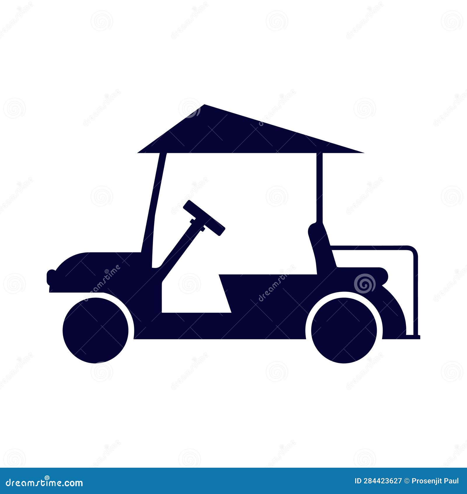 Golf Cart, Golf, Buggy Car, Game Golf Cart Icon Stock Vector ...