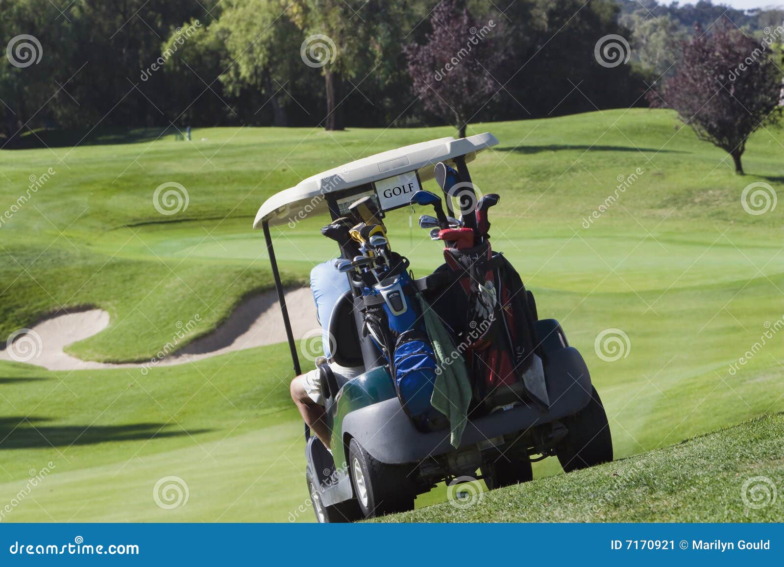 Golf Cart Golfcart Isolated On White Background Royalty-Free Stock ...