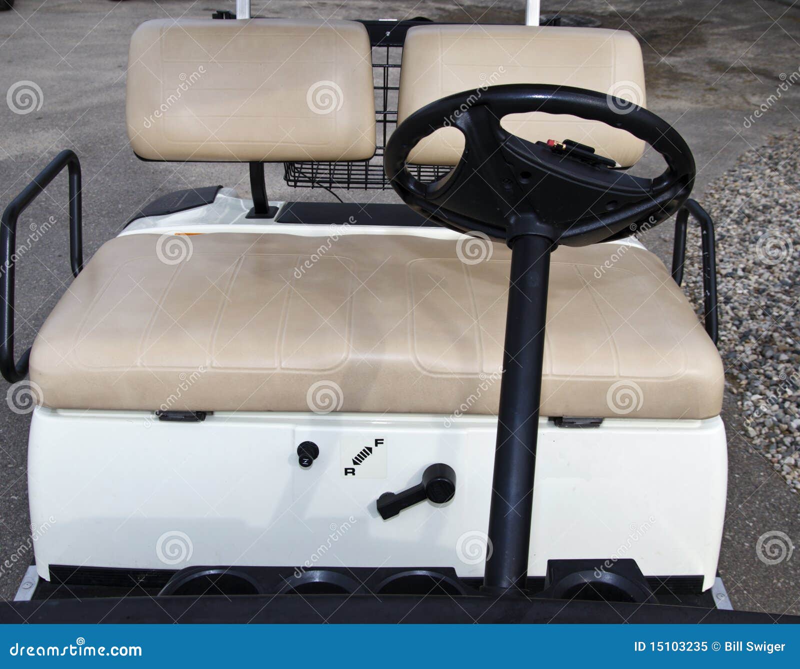 Golf Cart Interior stock image. Image of outdoors, public - 15103235