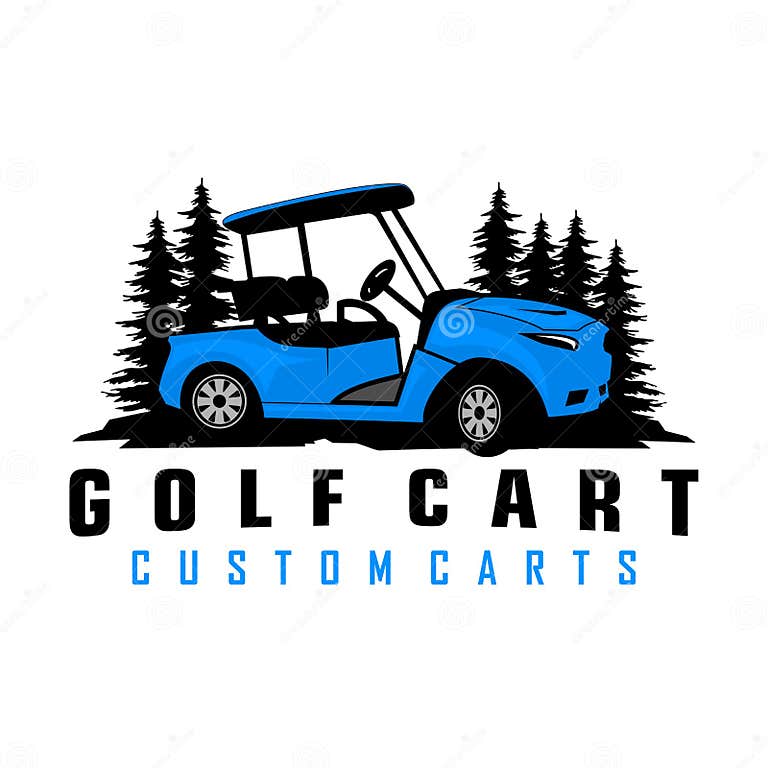Golf cart logo stock vector. Illustration of logo, heavy - 238912418