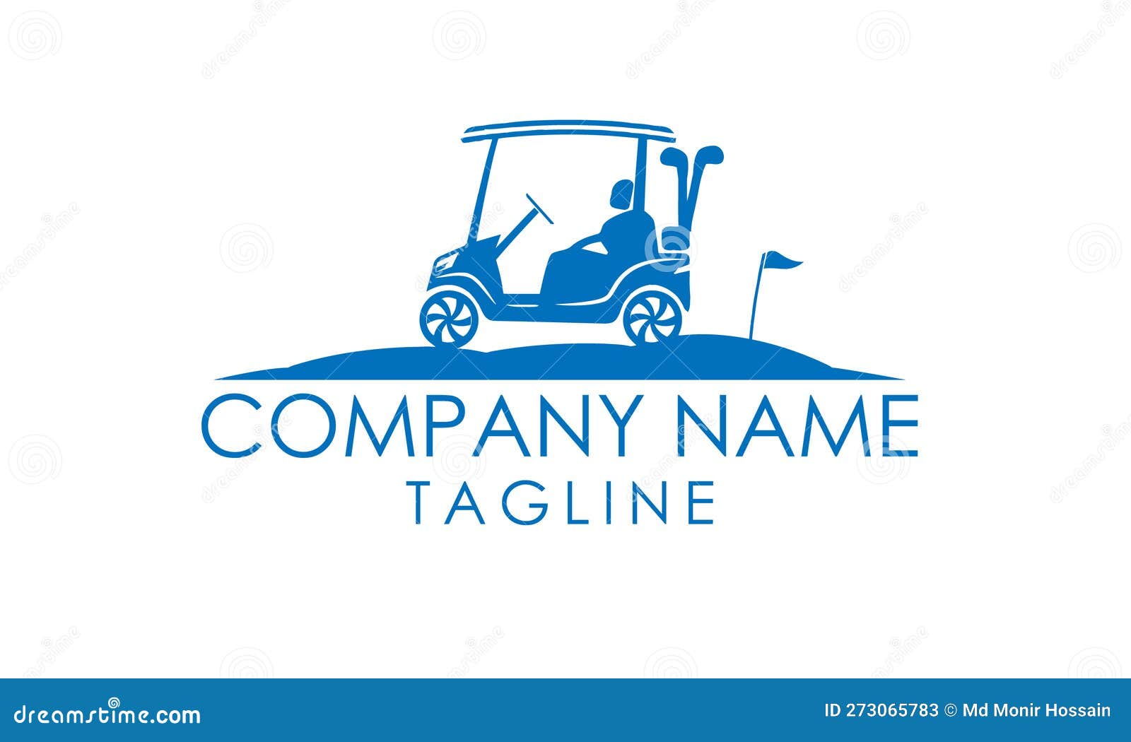 Golf Cart Rentals-logos Cartoon Vector | CartoonDealer.com #273065783