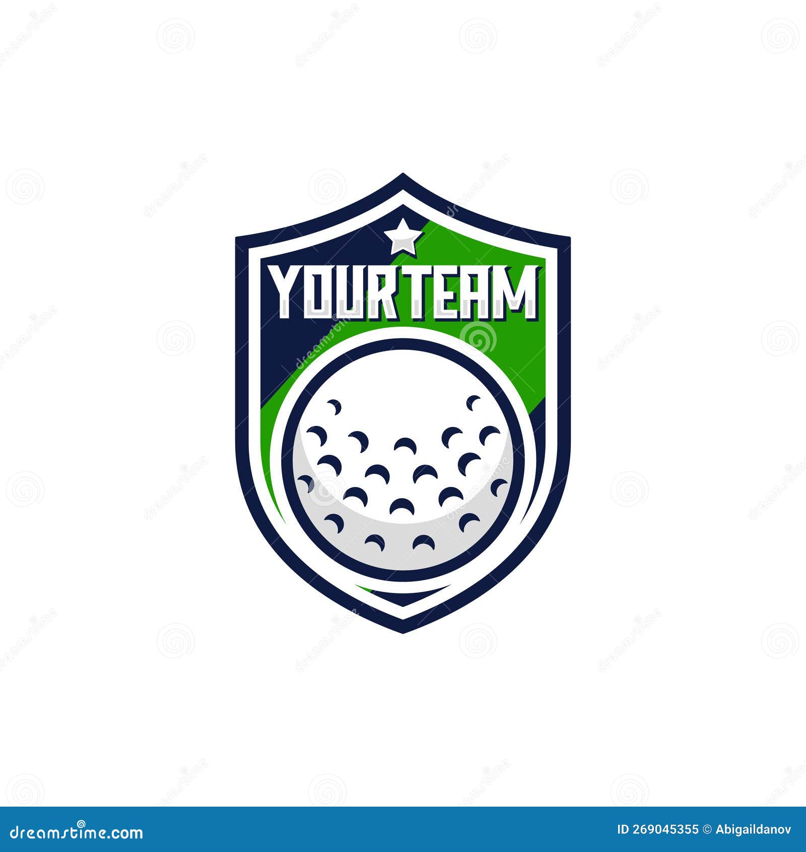 Golf team logo stock vector. Illustration of competition - 269045355