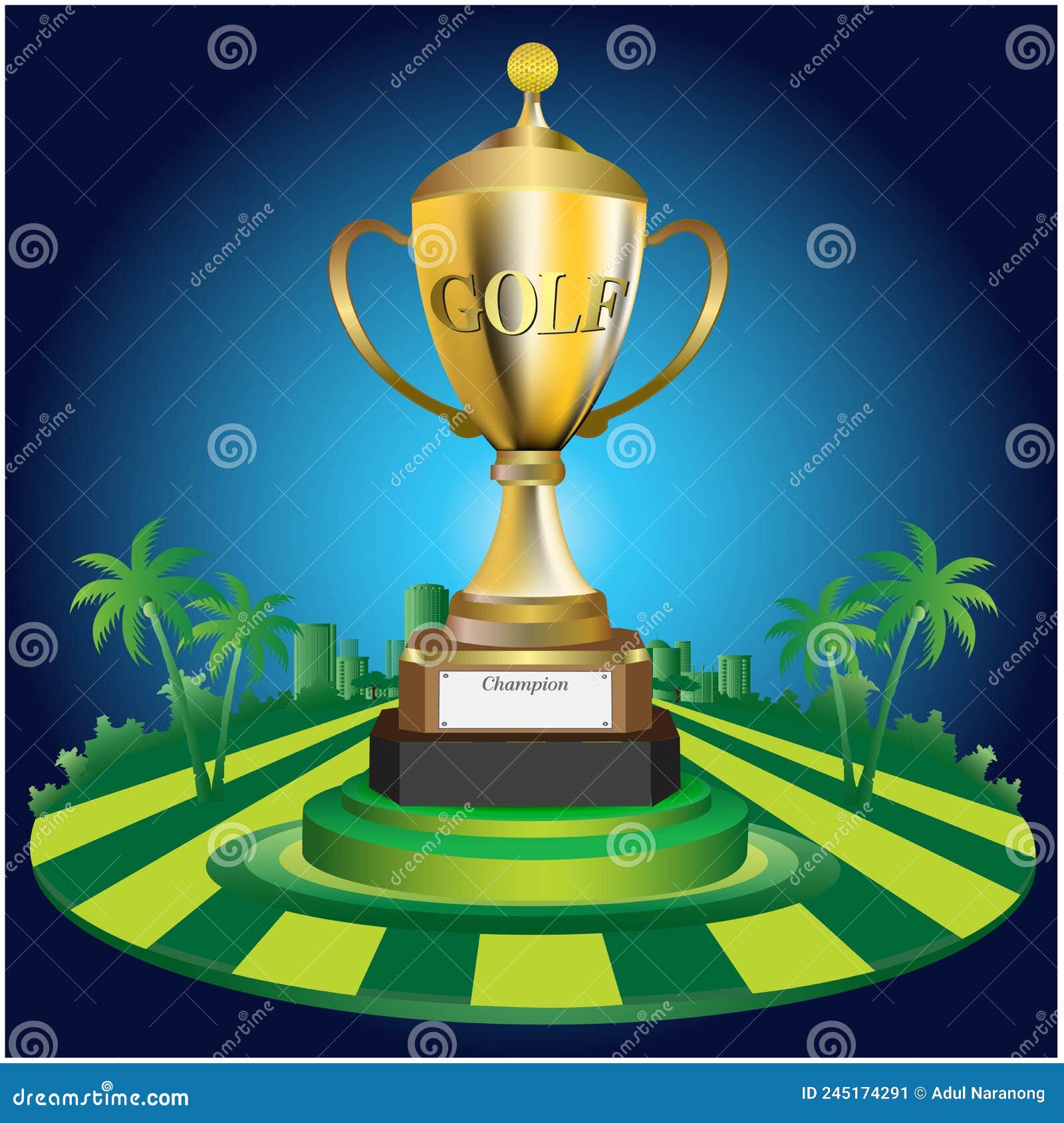 Champions Golf Tournament, Golf Course Symbol, Golfers Logo Vector ...