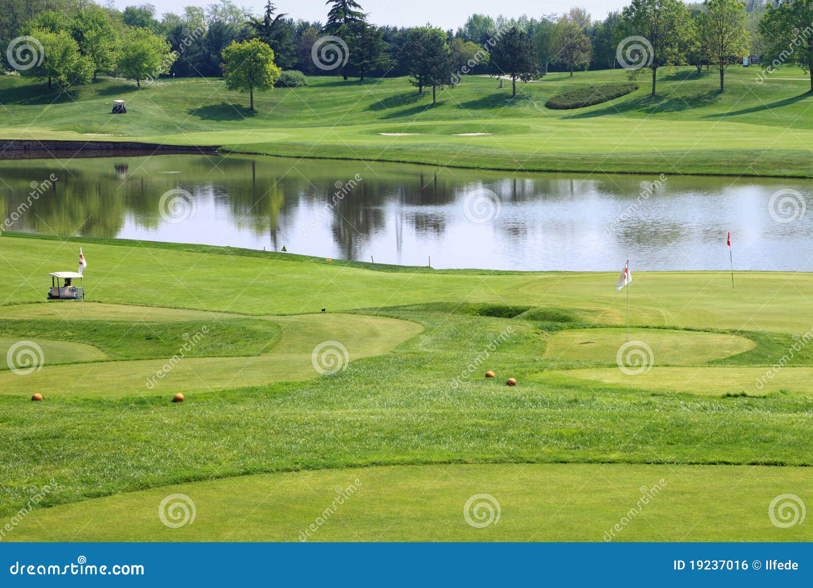 Golf club field stock photo. Image of active, activity - 19237016
