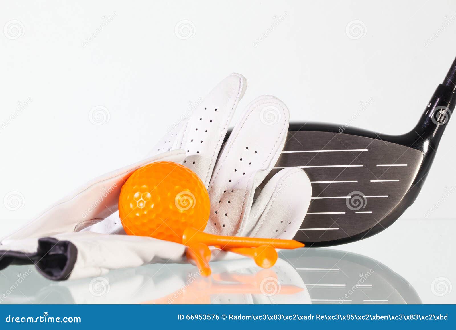 Golf club on a glass table stock photo. Image of equipment - 66953576