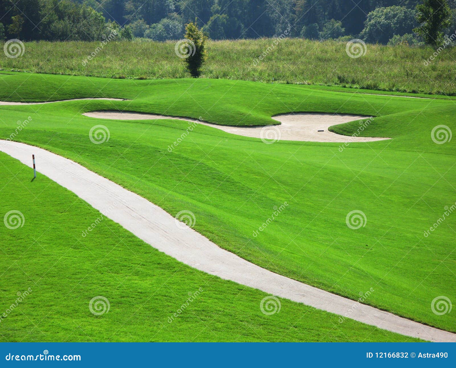 Golf course stock photo. Image of golf, perfection, panorama - 12166832
