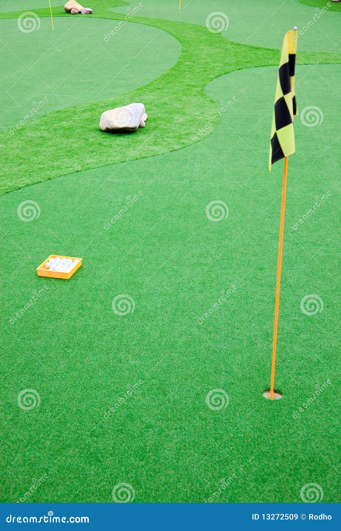 Golf course stock image. Image of field, horizontal, range - 13272509