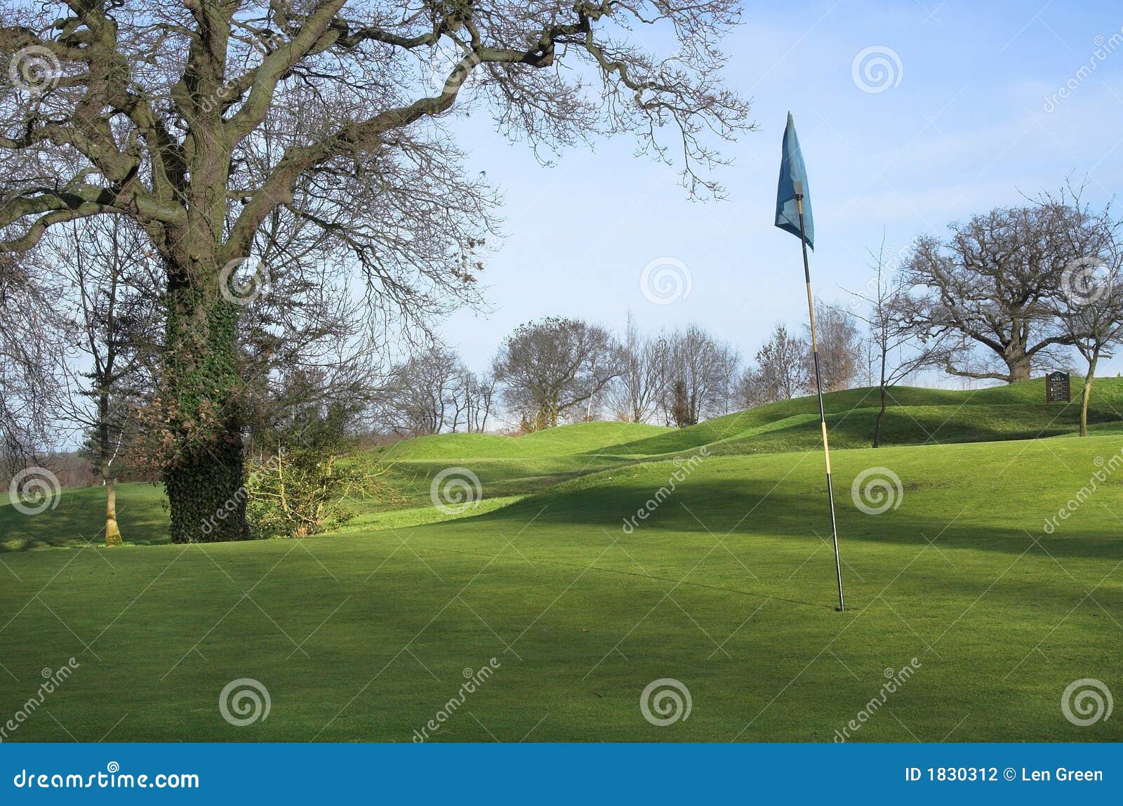 Golf course stock photo. Image of golf, hobby, green, recreation - 1830312