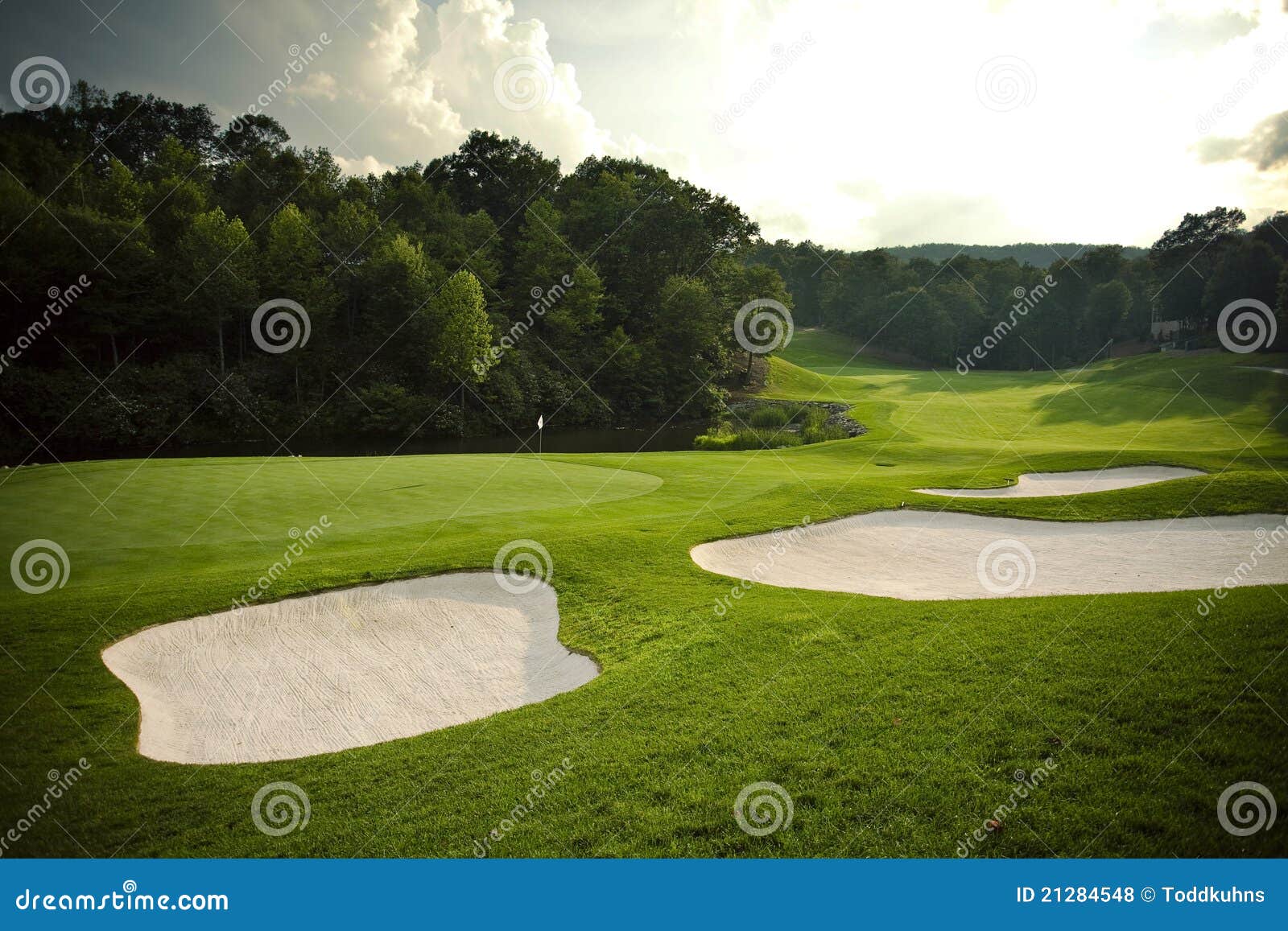 Golf Course stock photo. Image of leisure, recreation - 21284548