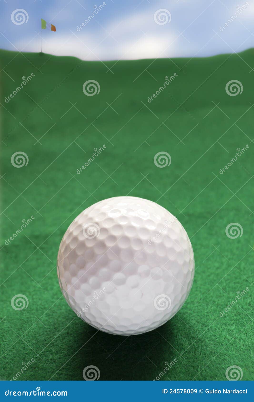 Golf course stock image. Image of empty, game, ball, outdoor - 24578009