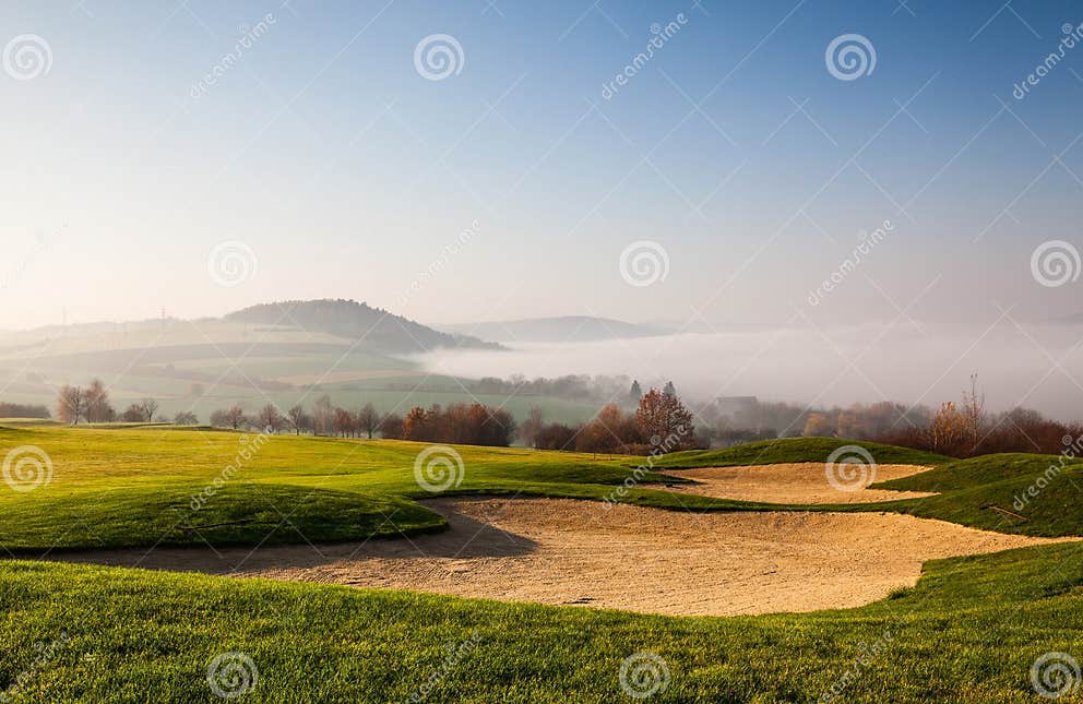 On the golf course stock image. Image of landscape, competition - 28274343