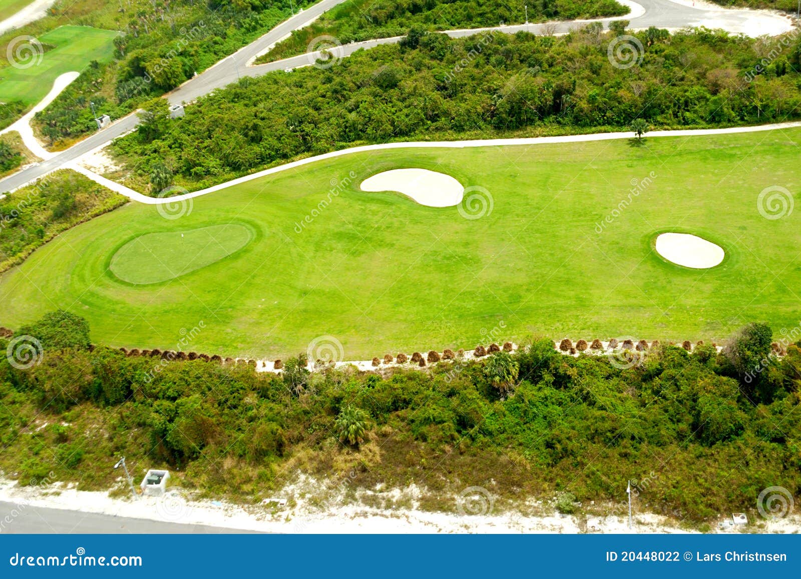 Golf course from above stock photo. Image of recreation - 20448022
