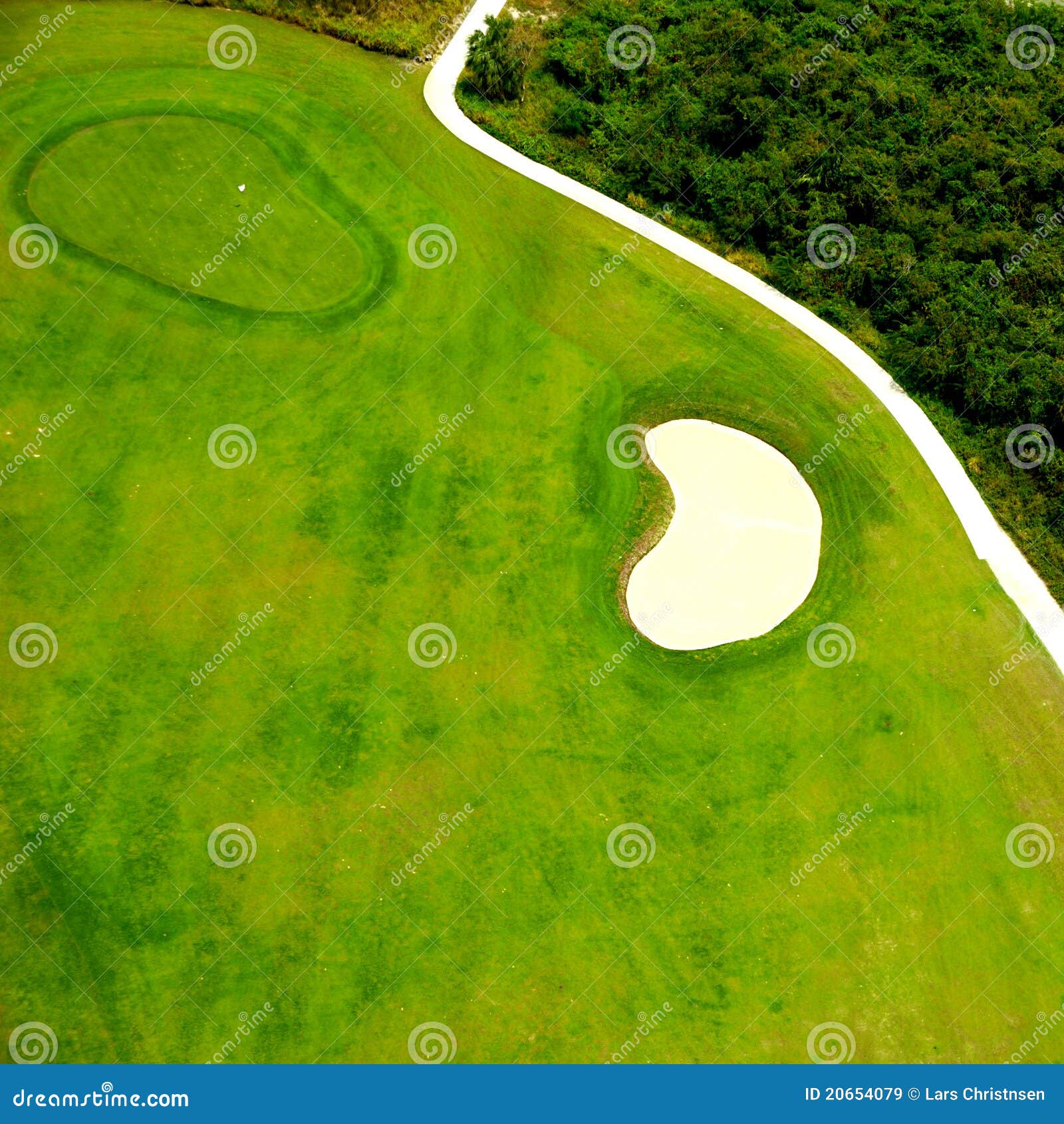 Golf course from above stock image. Image of outdoor - 20654079
