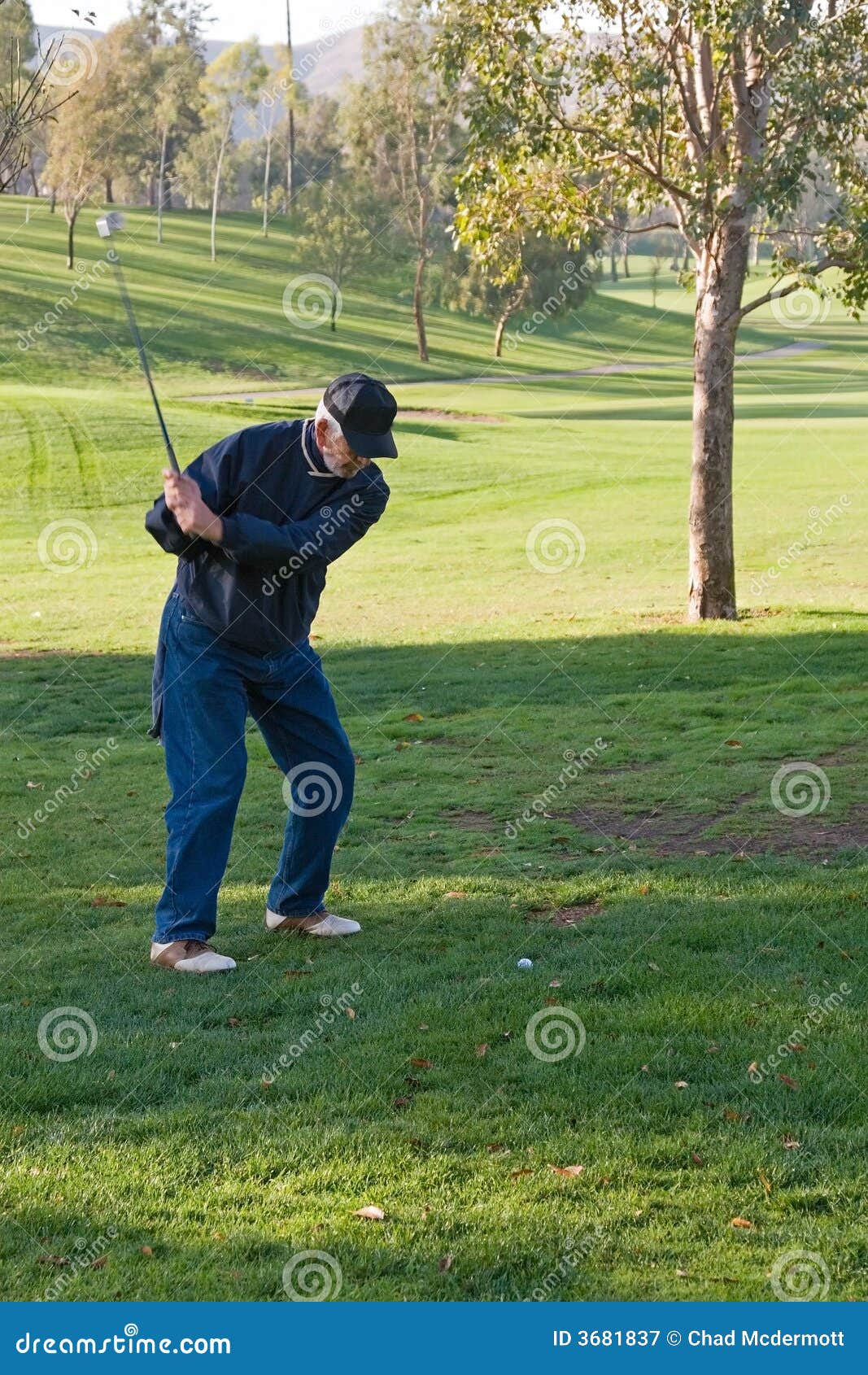 Golf Course Action stock image. Image of retirement, club - 3681837
