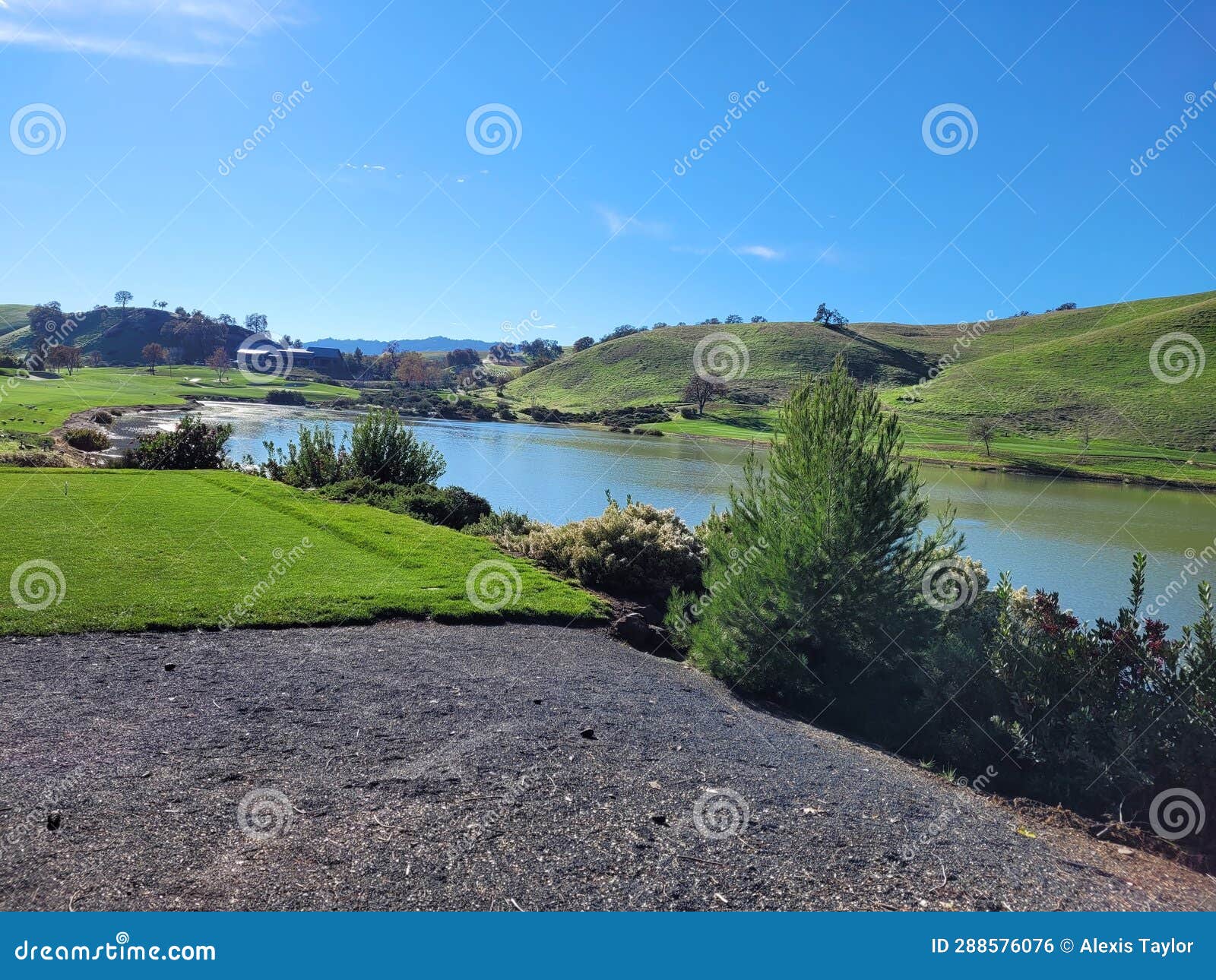 Golf course at Cache Creek stock photo. Image of cache - 288576076